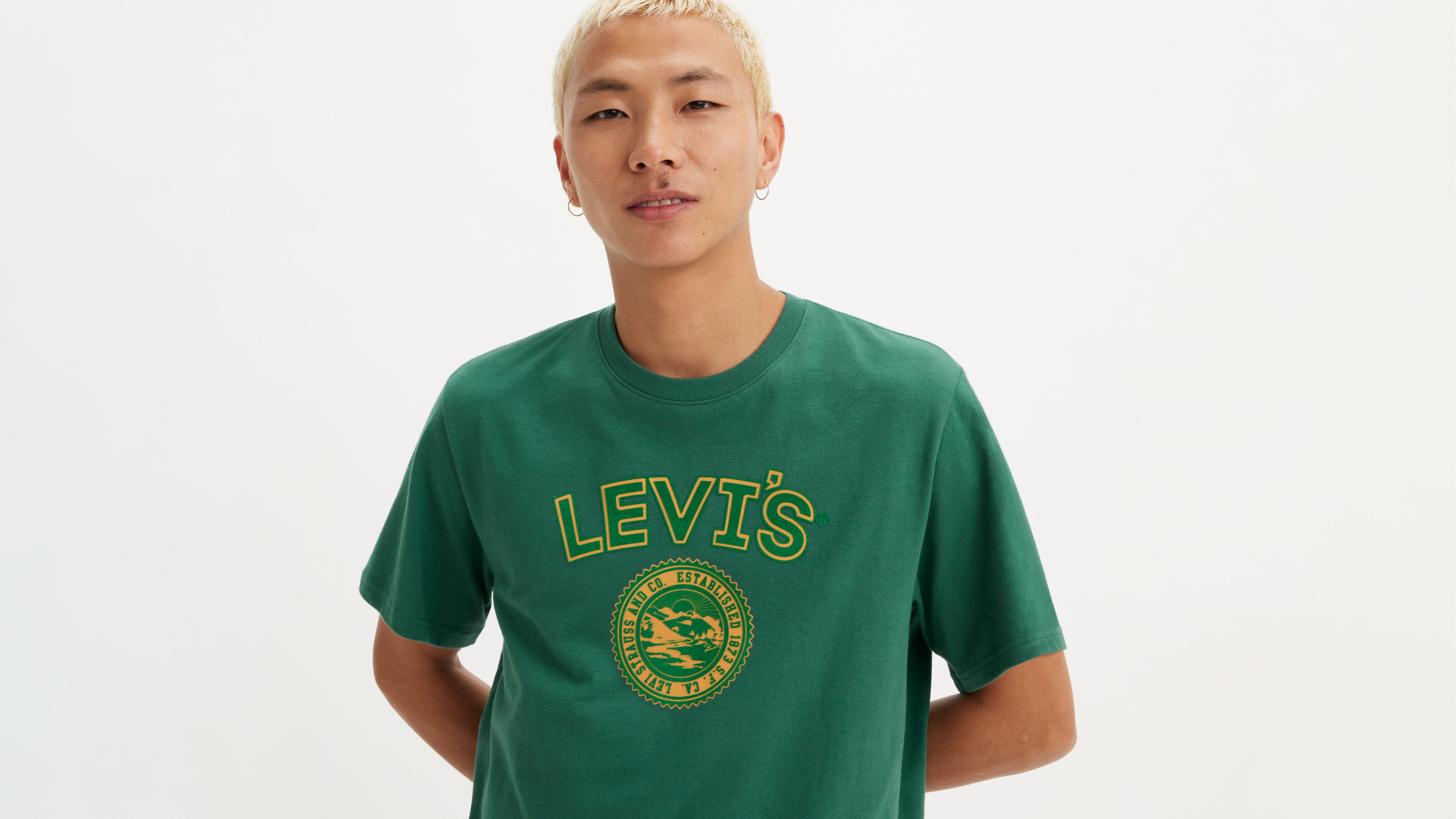 Relaxed Fit Graphic Tee - Green | Levi's® NO