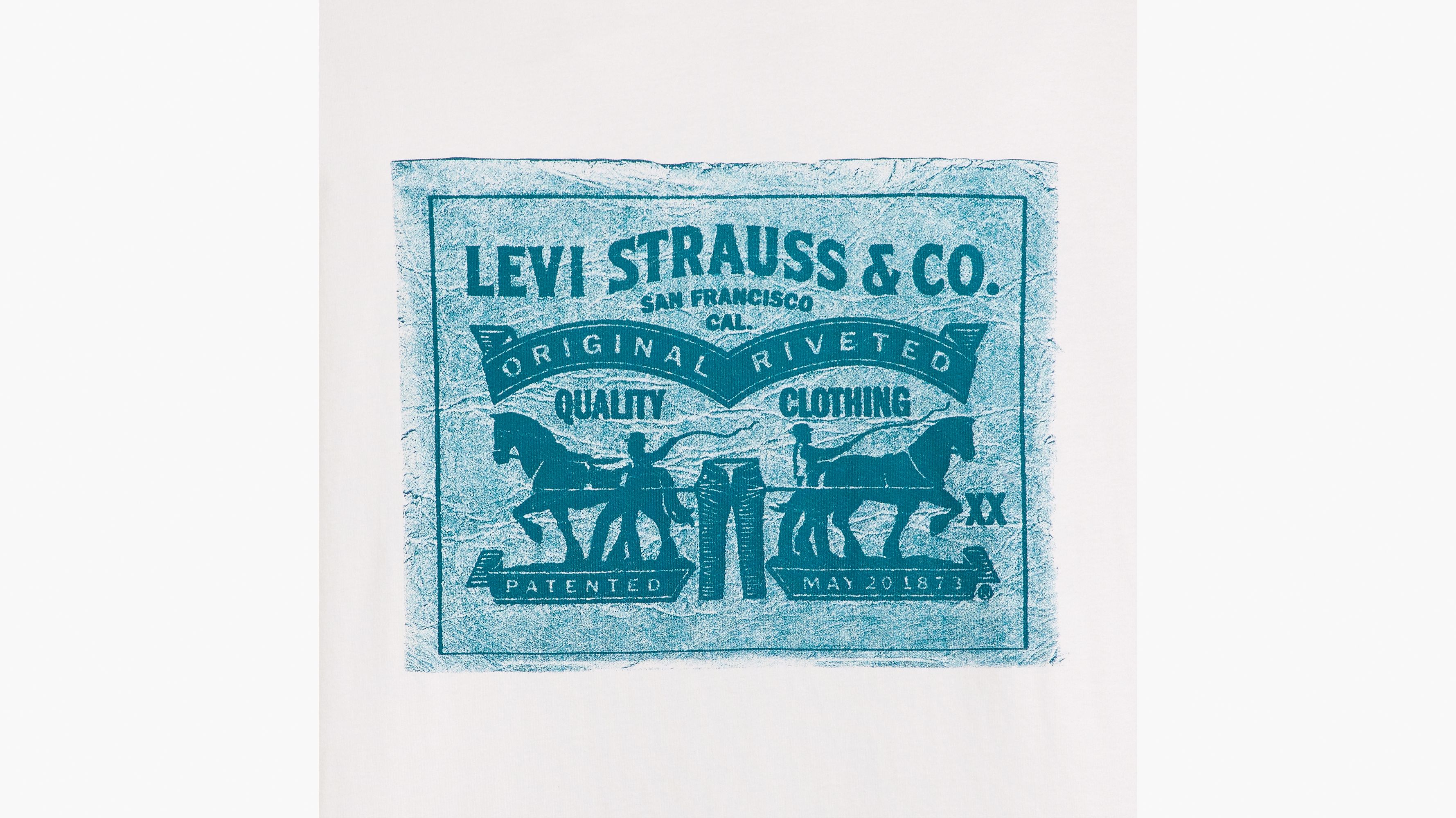 Relaxed Fit Graphic Tee - White | Levi's® MC