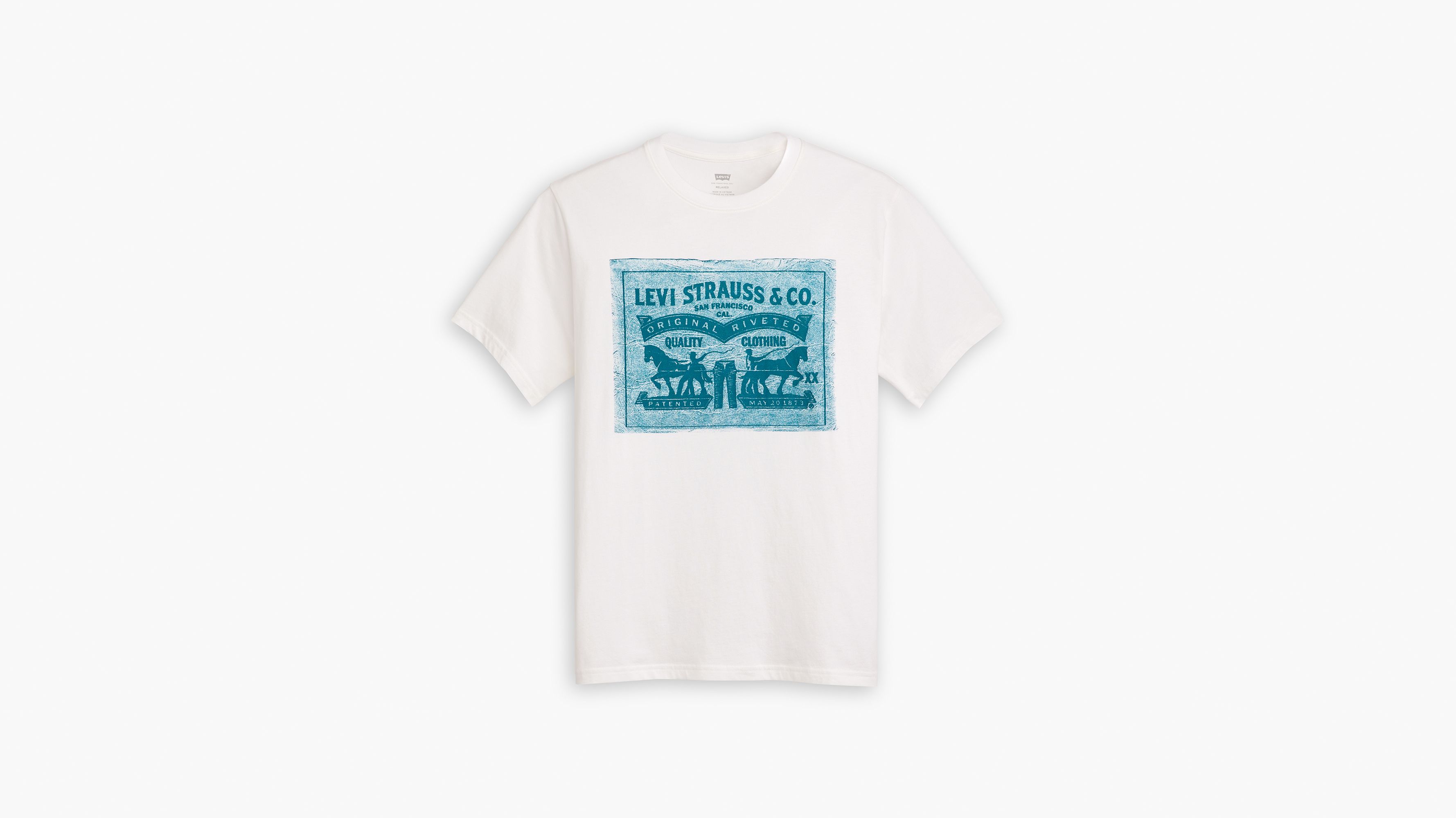 Relaxed Fit Graphic Tee - White | Levi's® NO