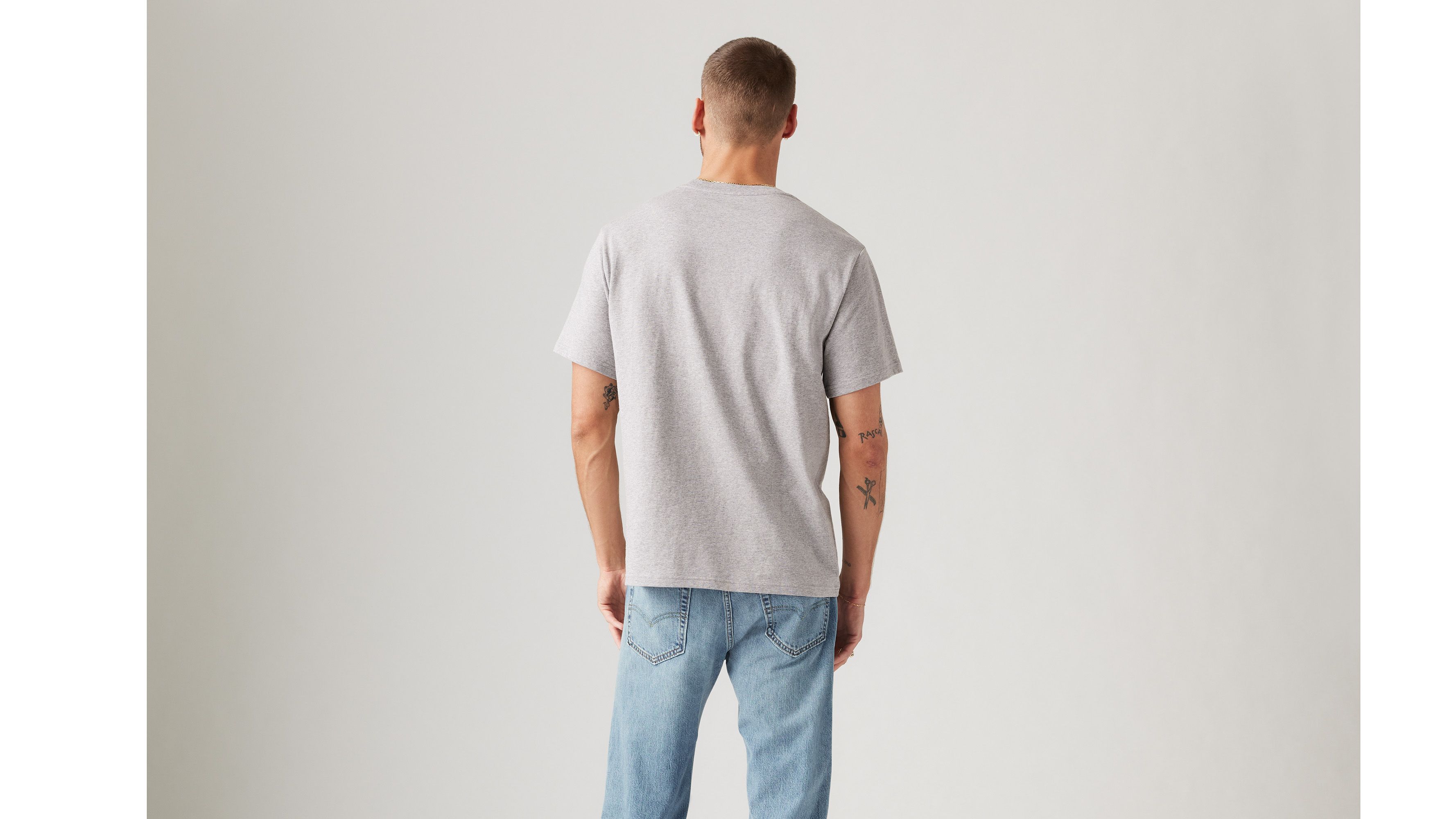 Relaxed Fit Short Sleeve Graphic T-shirt - Grey | Levi's® US