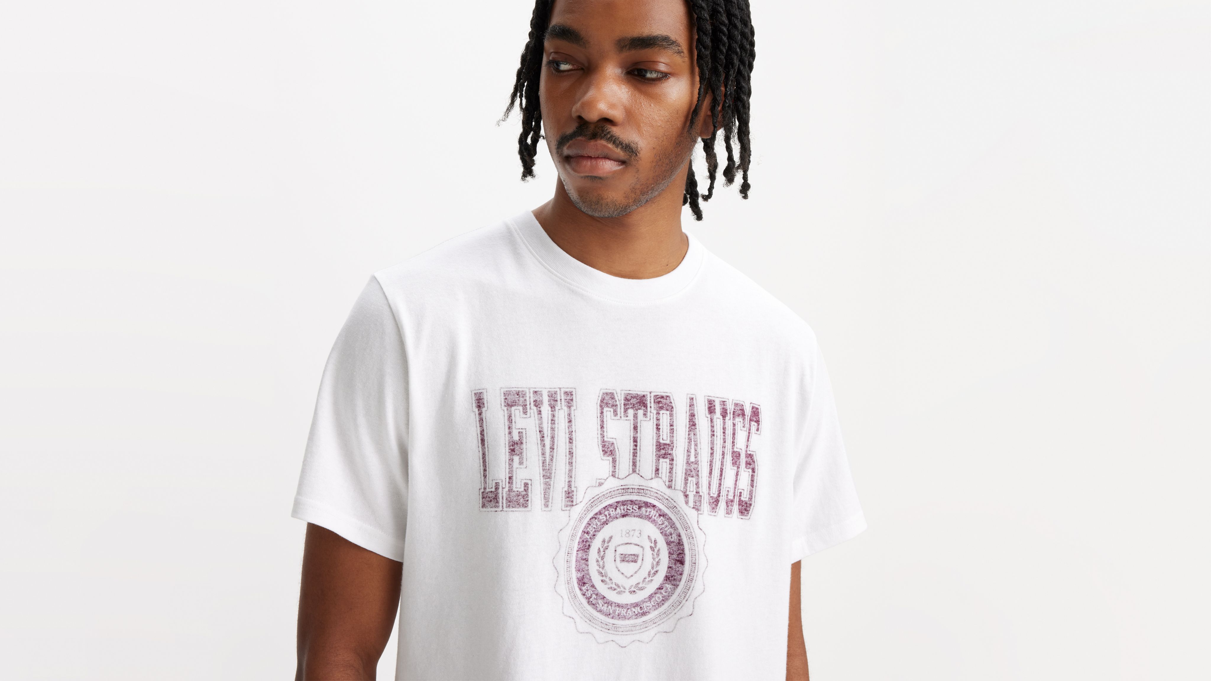 Relaxed Fit Short Sleeve Graphic T-shirt - White | Levi's® US