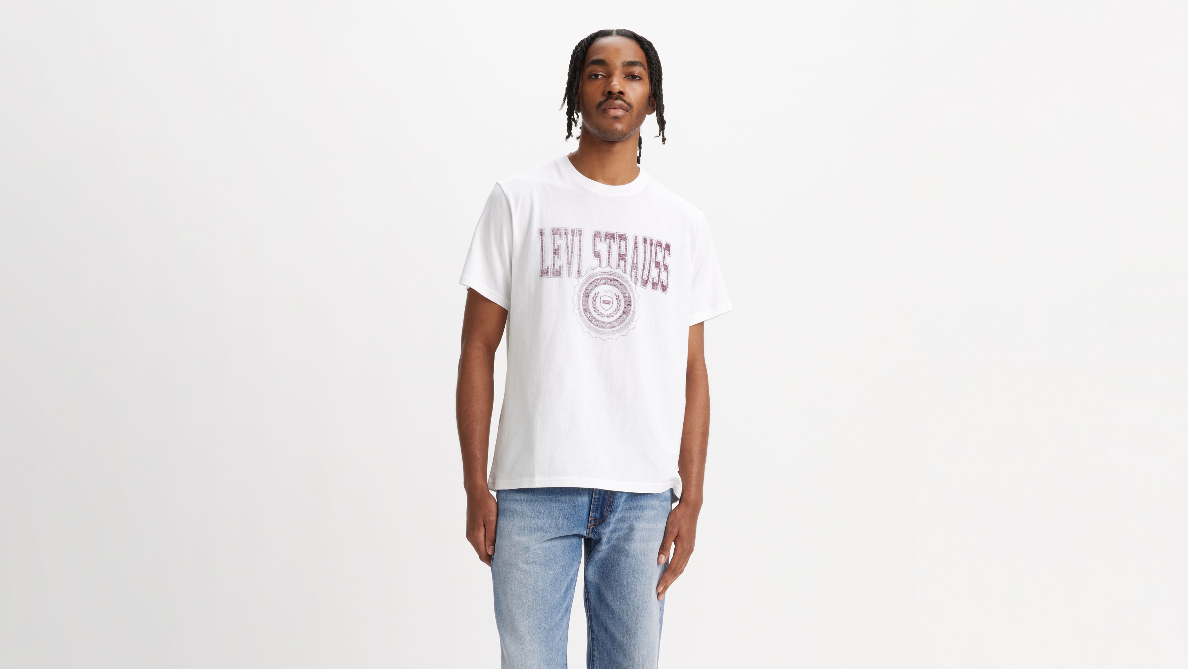 Relaxed Fit Short Sleeve Graphic T-shirt - White | Levi's® US