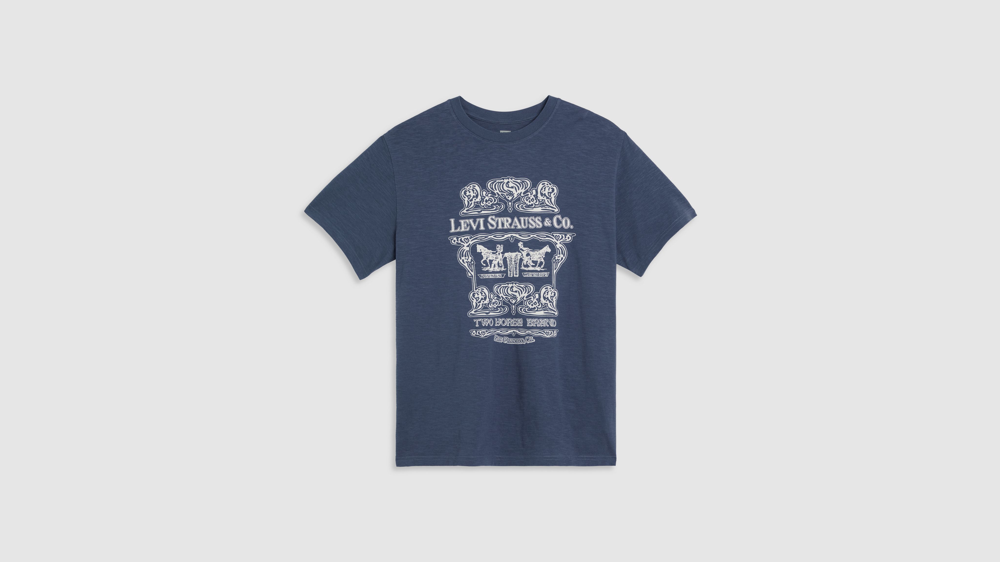 Relaxed Fit Short Sleeve Graphic T-shirt - Blue | Levi's® US