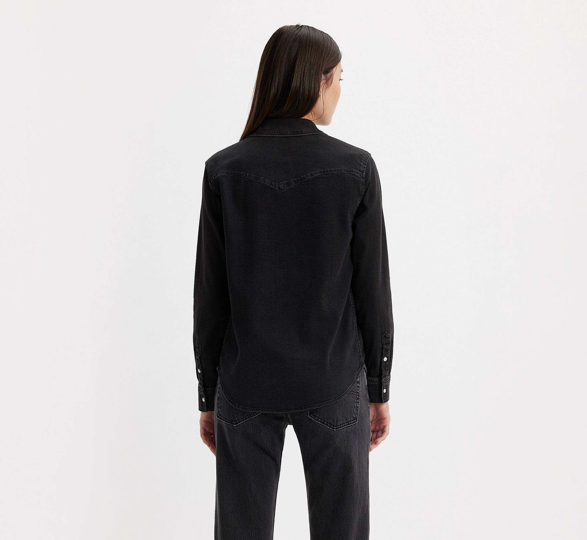 Iconic Western Denim Shirt - Black | Levi's® US Iconic Western Denim Shirt - Black | Levi's® US