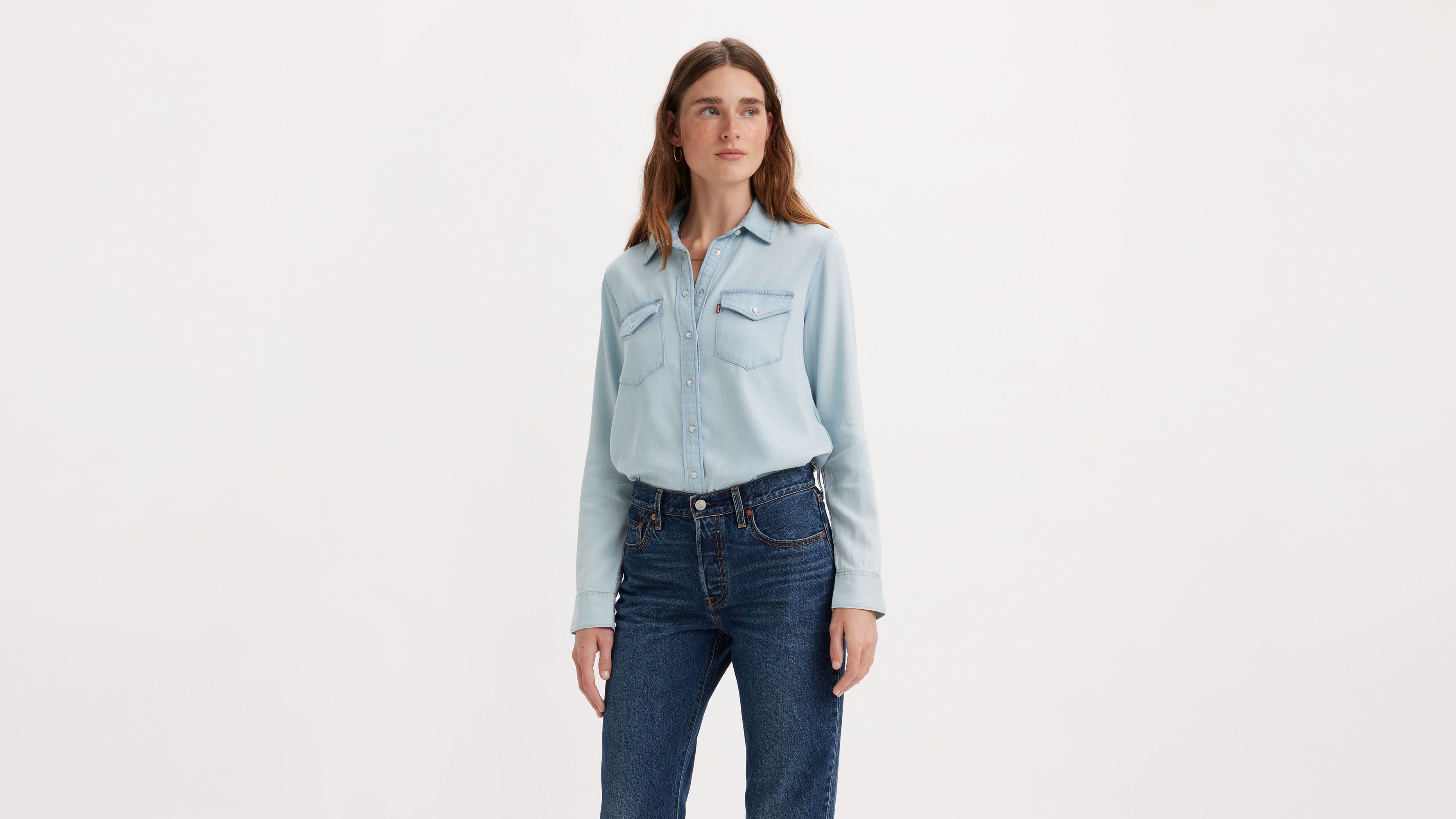 Iconic Western Denim Shirt - Light Wash | Levi's® US