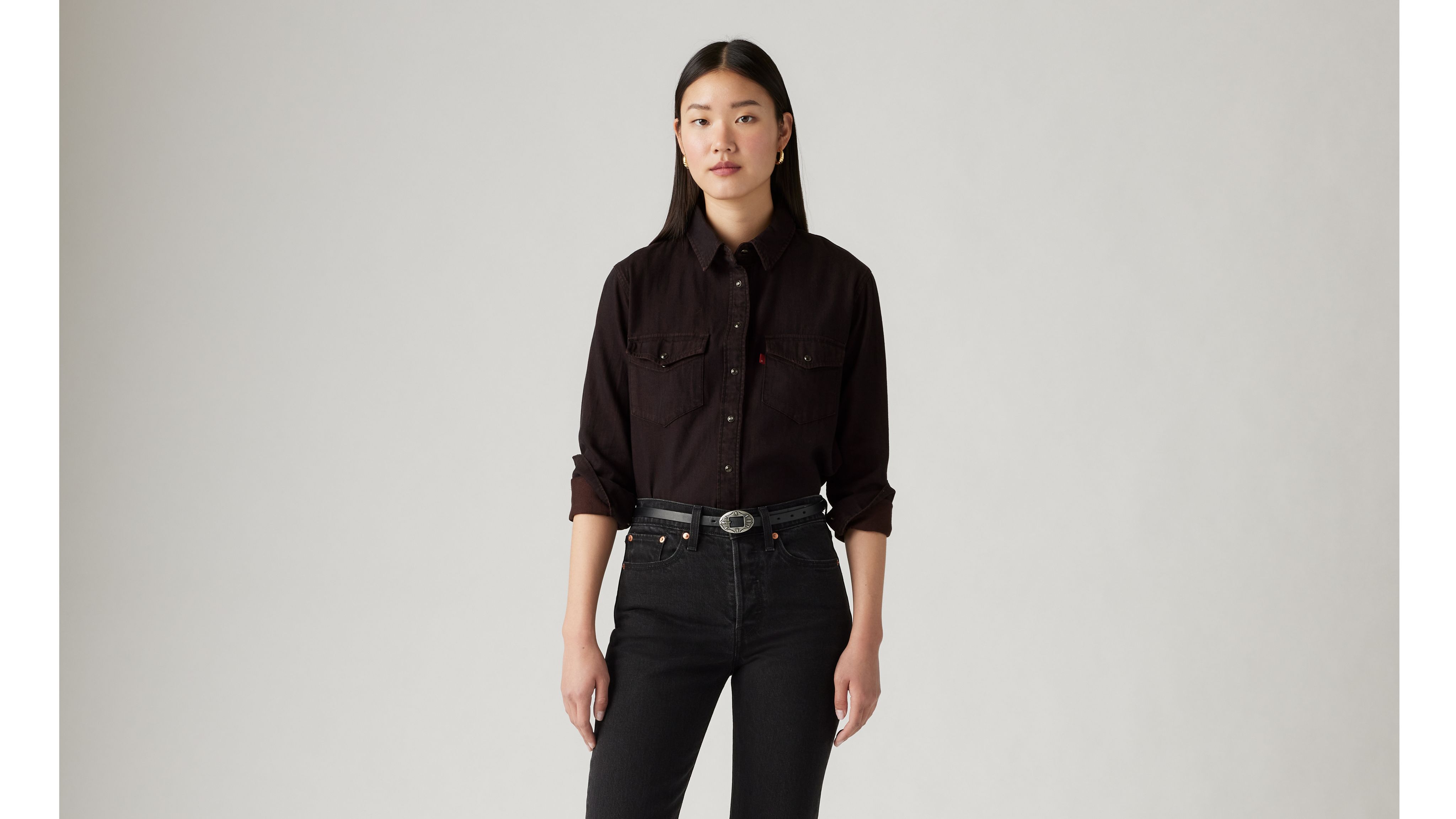 Iconic Western Denim Shirt - Purple | Levi's® US