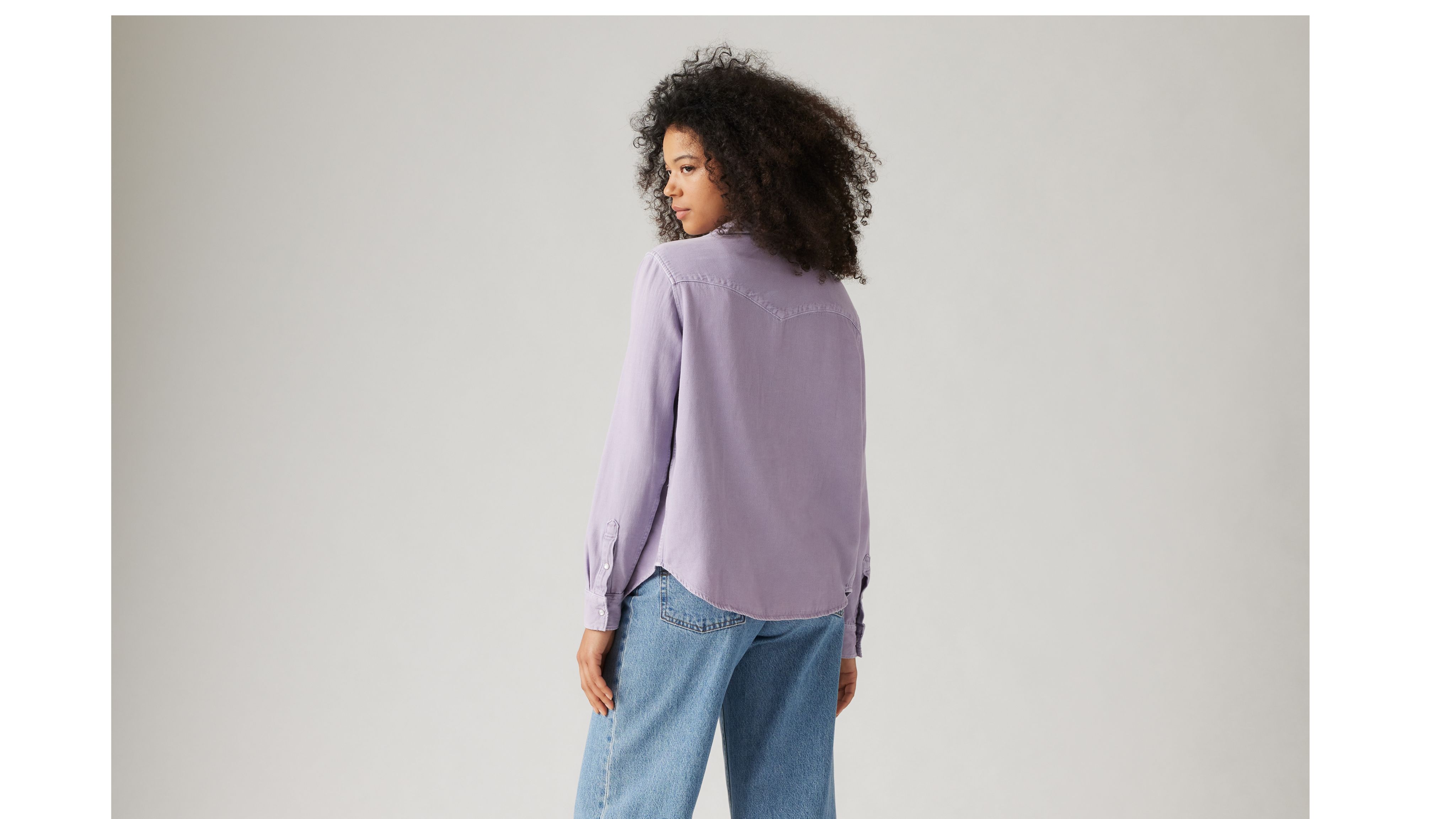 Iconic Western Denim Shirt - Purple | Levi's® US