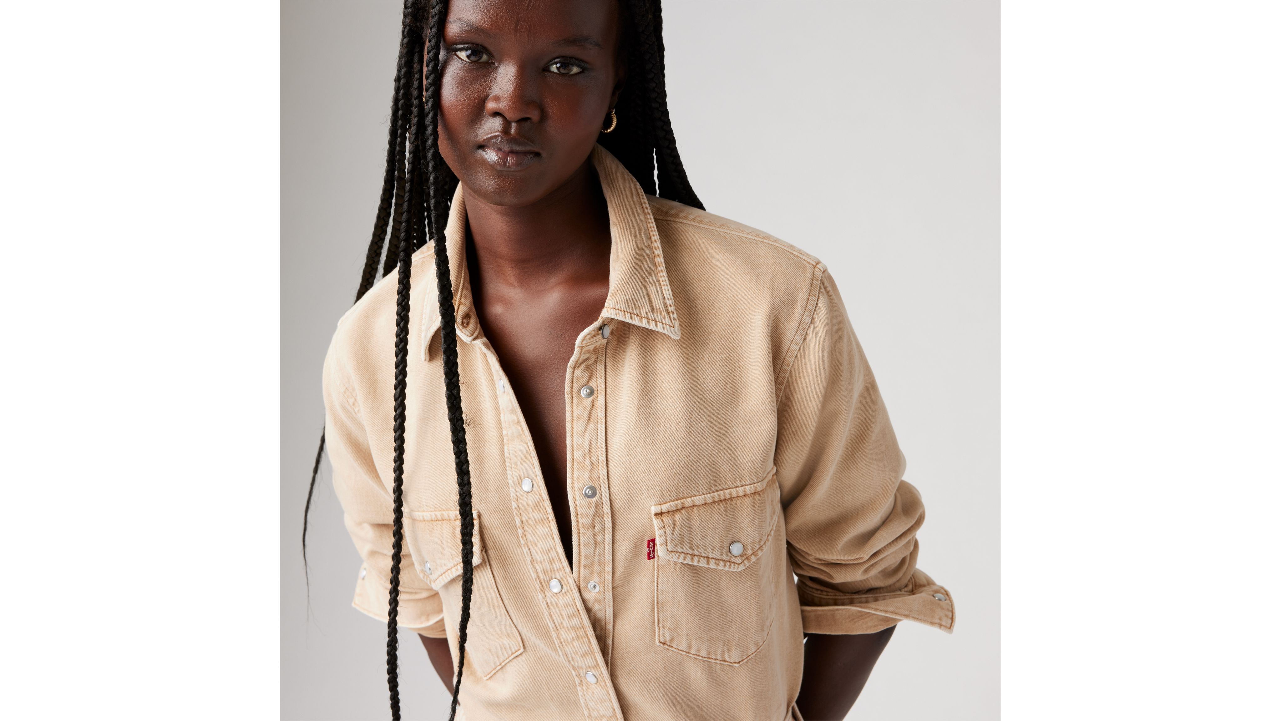 Iconic Western Denim Shirt - Tan | Levi's® US