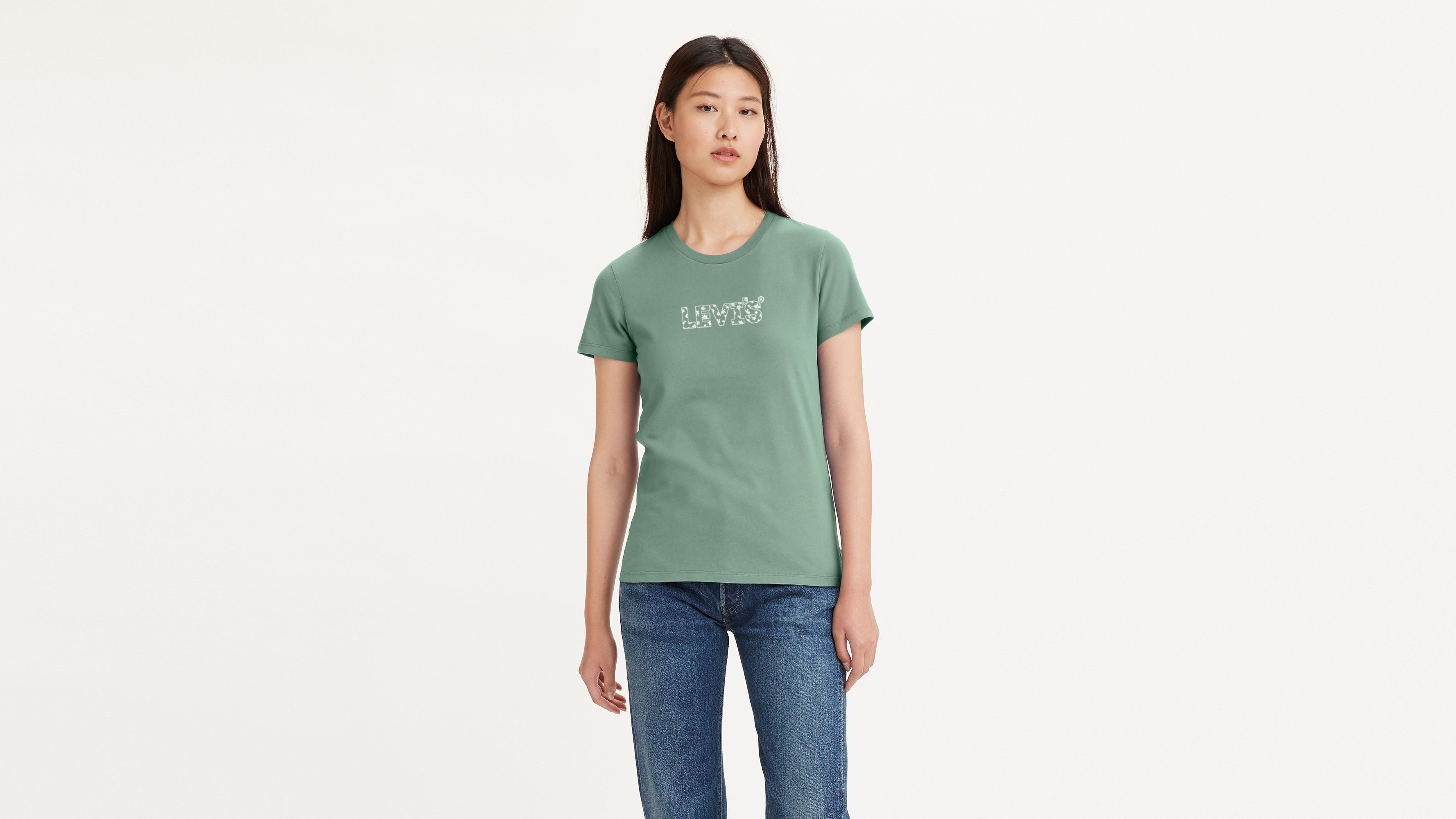 The Perfect Tee - Green | Levi's® GB