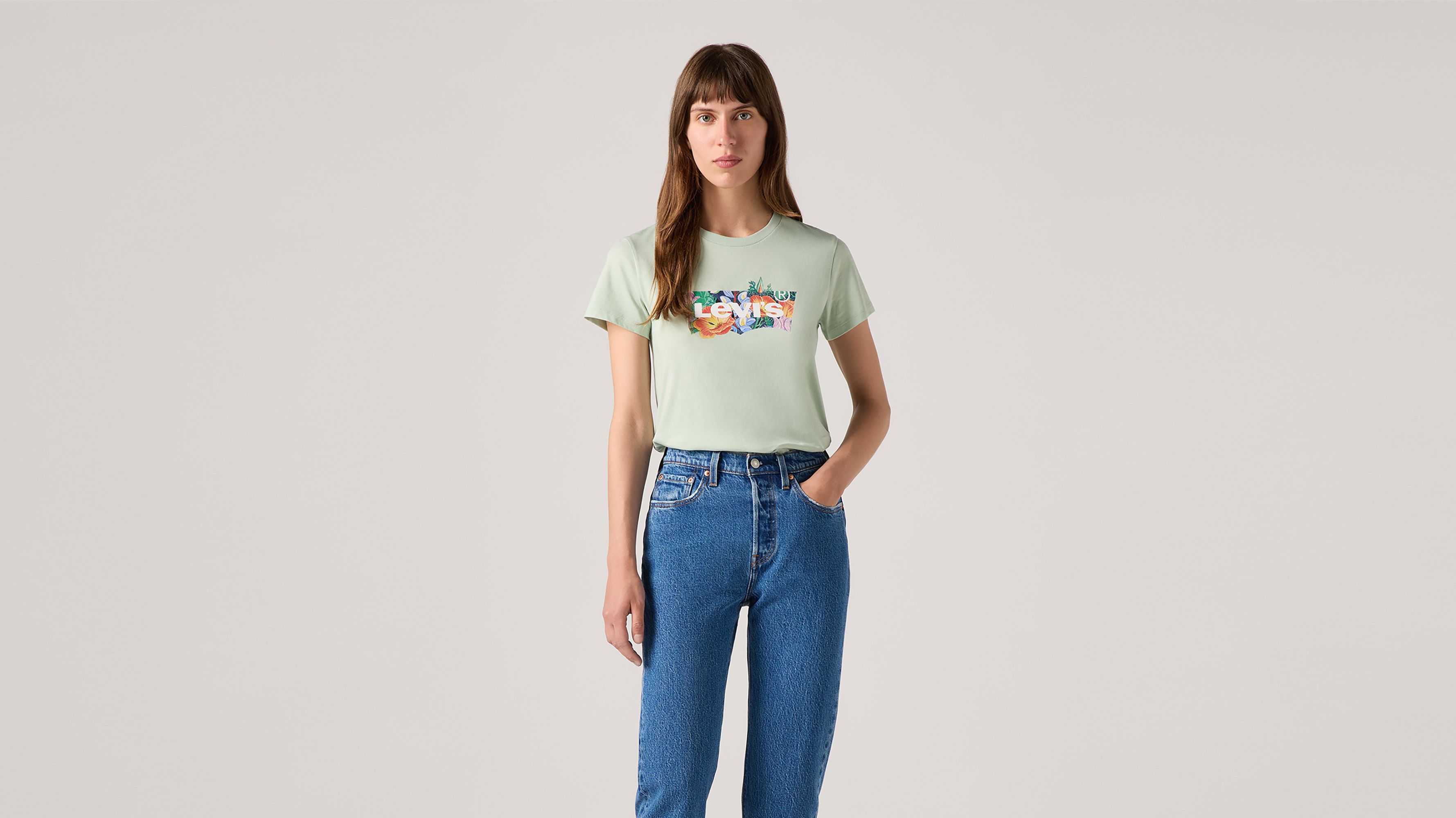 The Perfect Tee - Green | Levi's® NO