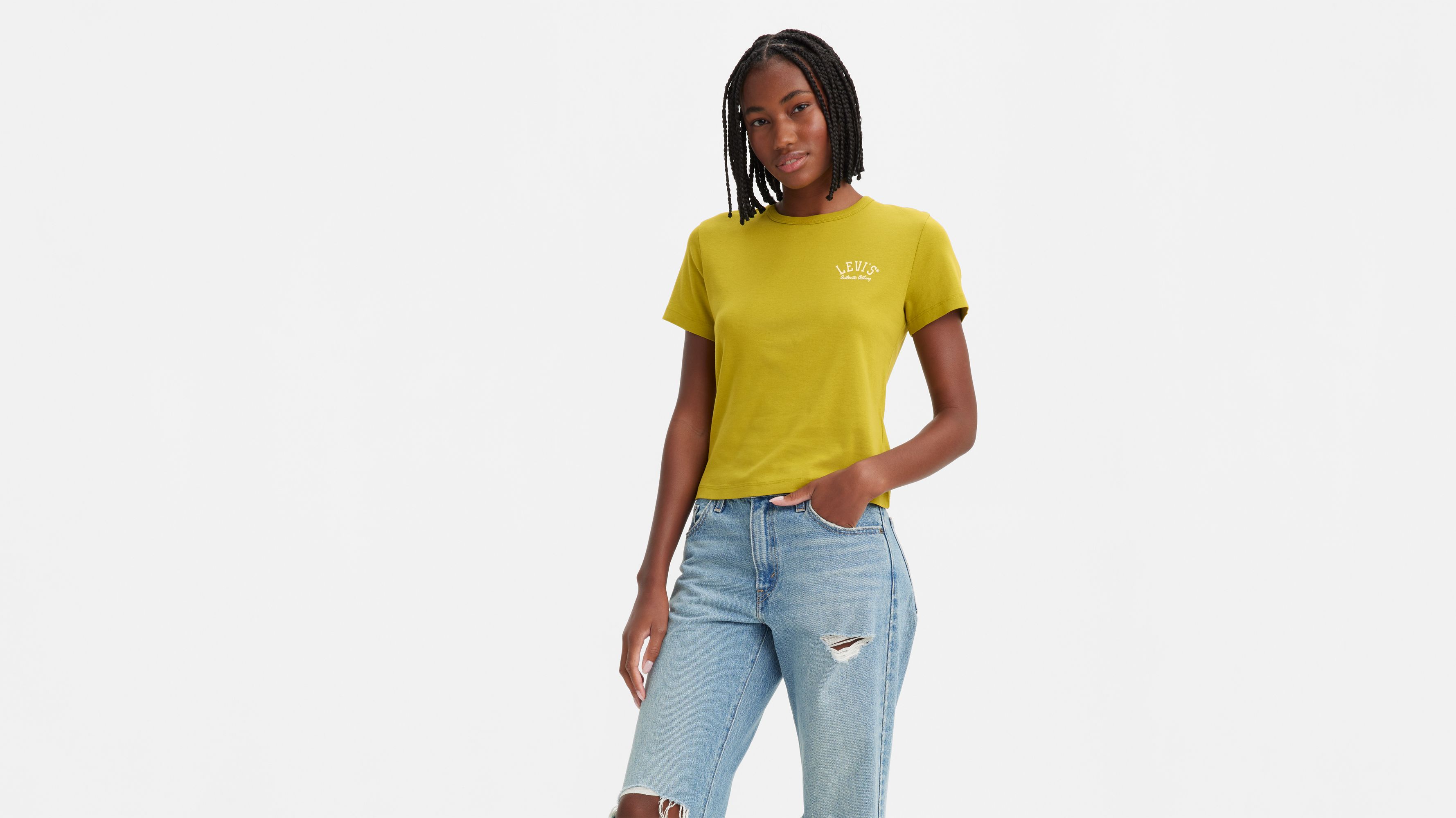 Graphic Rickie Tee - Green | Levi's® IE
