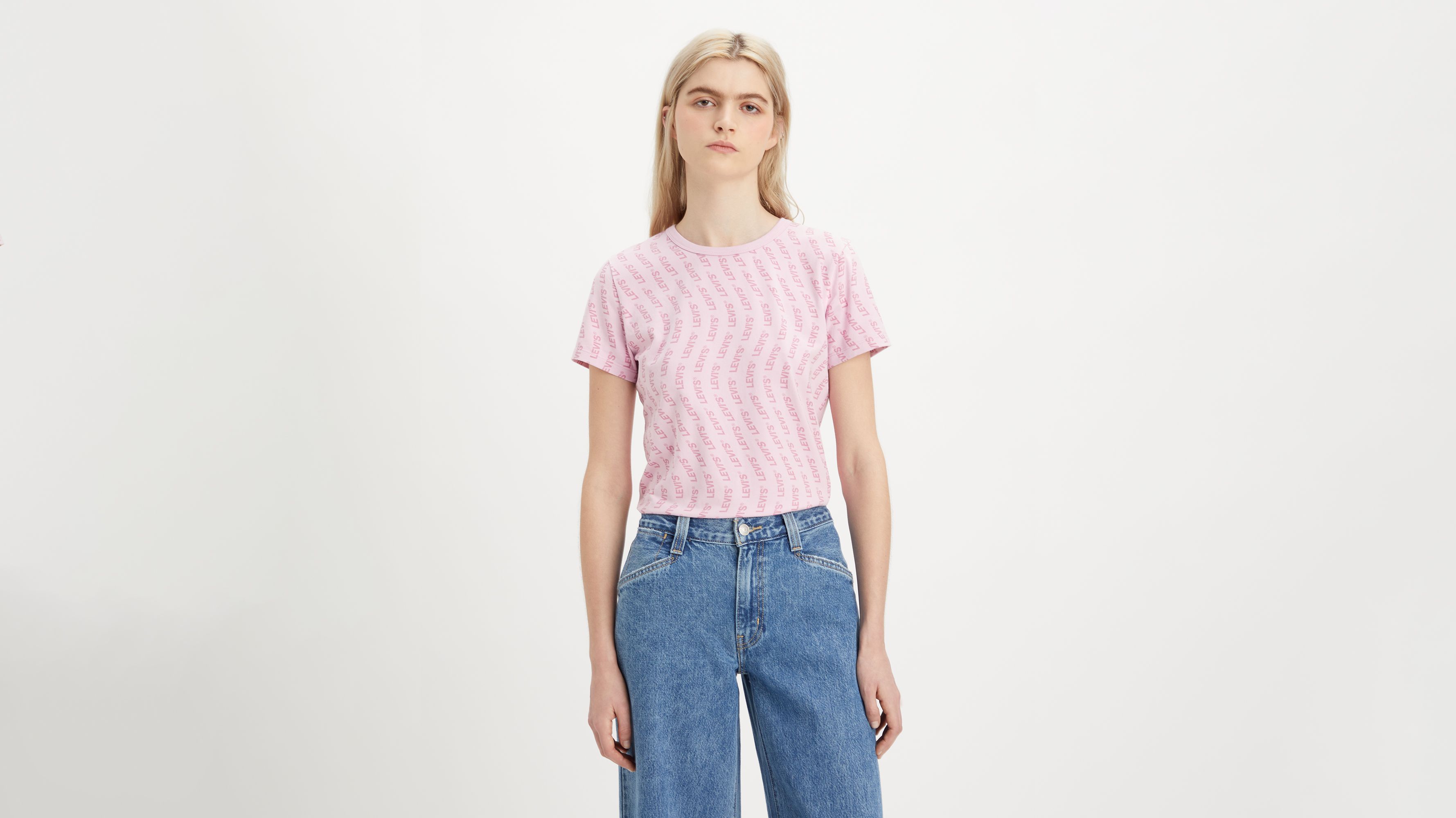 Graphic Rickie T-shirt - Pink | Levi's® US