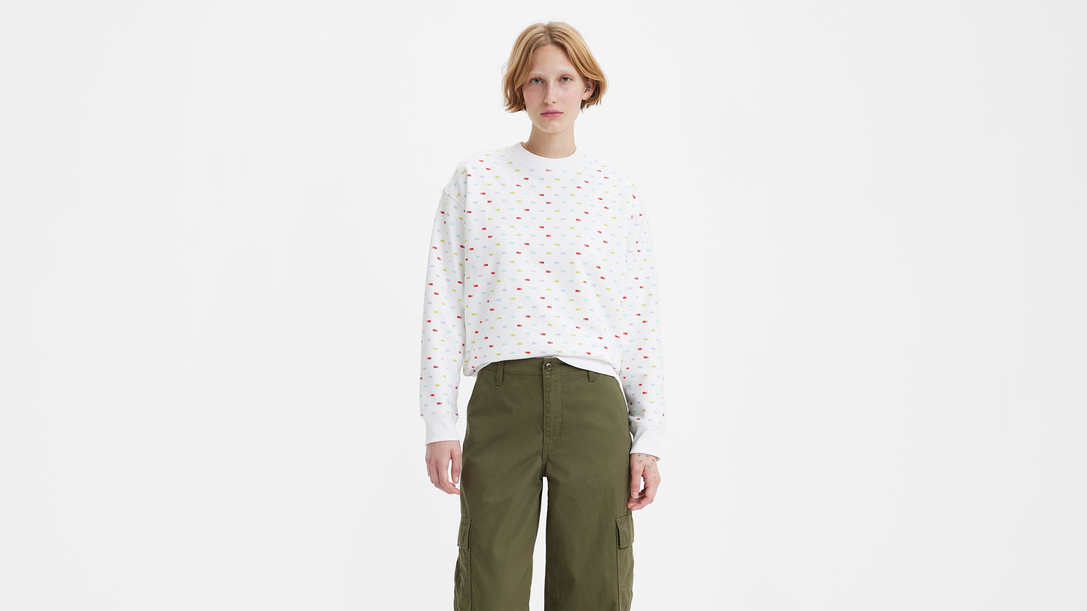 Graphic Standard Crewneck Sweatshirt - Multi Colour | Levi's® AD