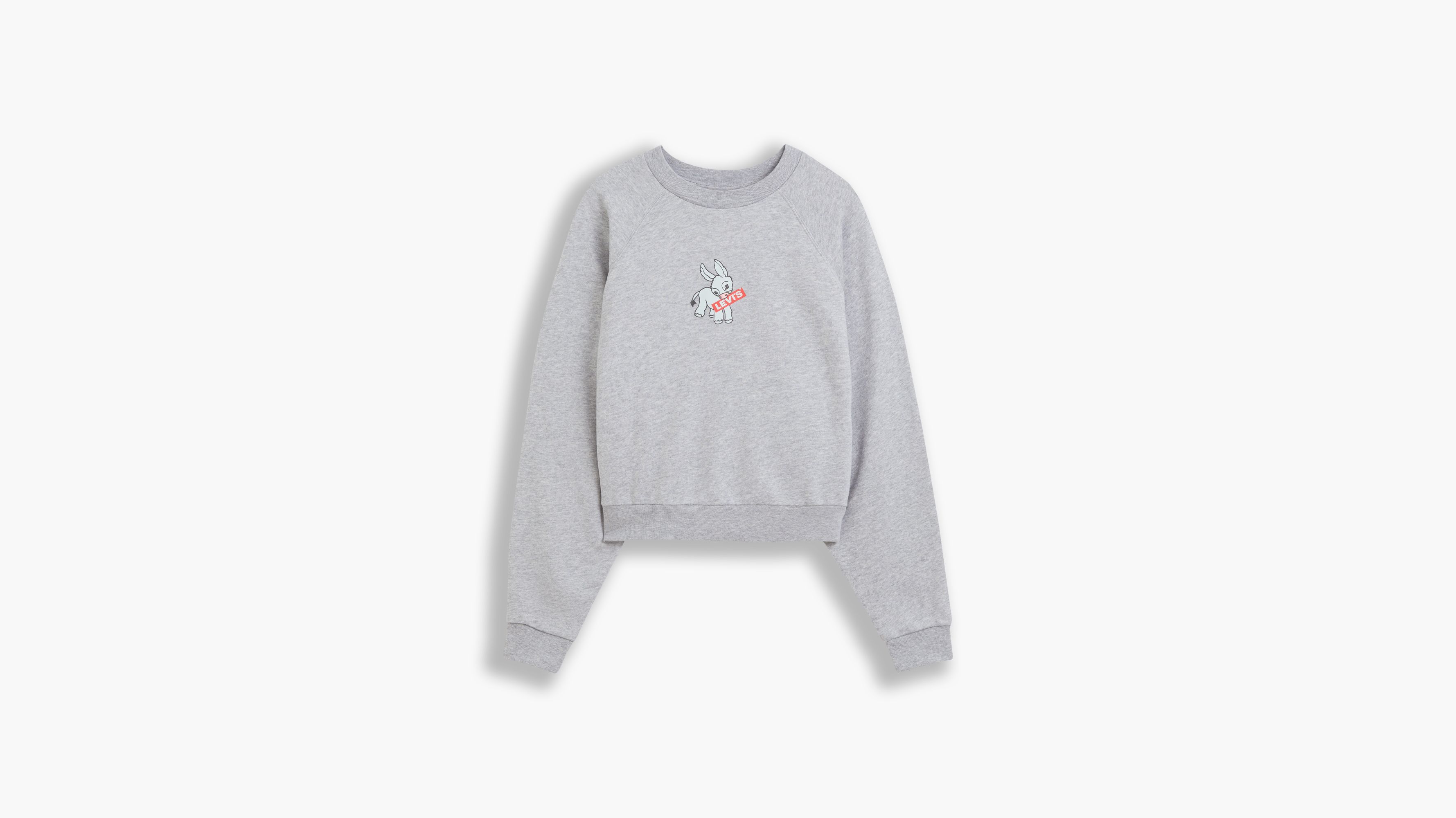 Vintage Raglan Rundhals-sweatshirt - Grau | Levi's® AT