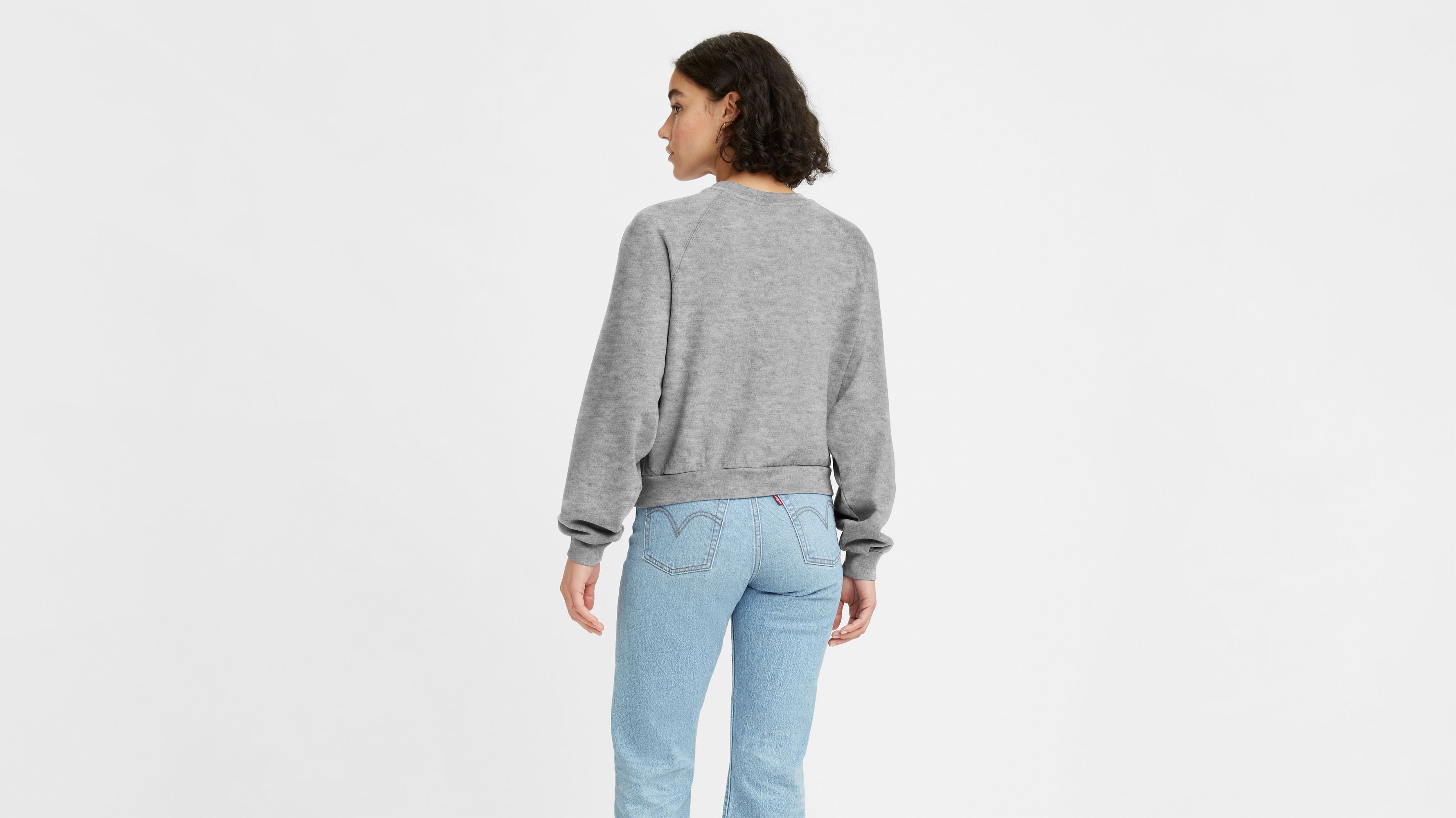 Vintage Raglan Crewneck Sweatshirt - Grey | Levi's® US