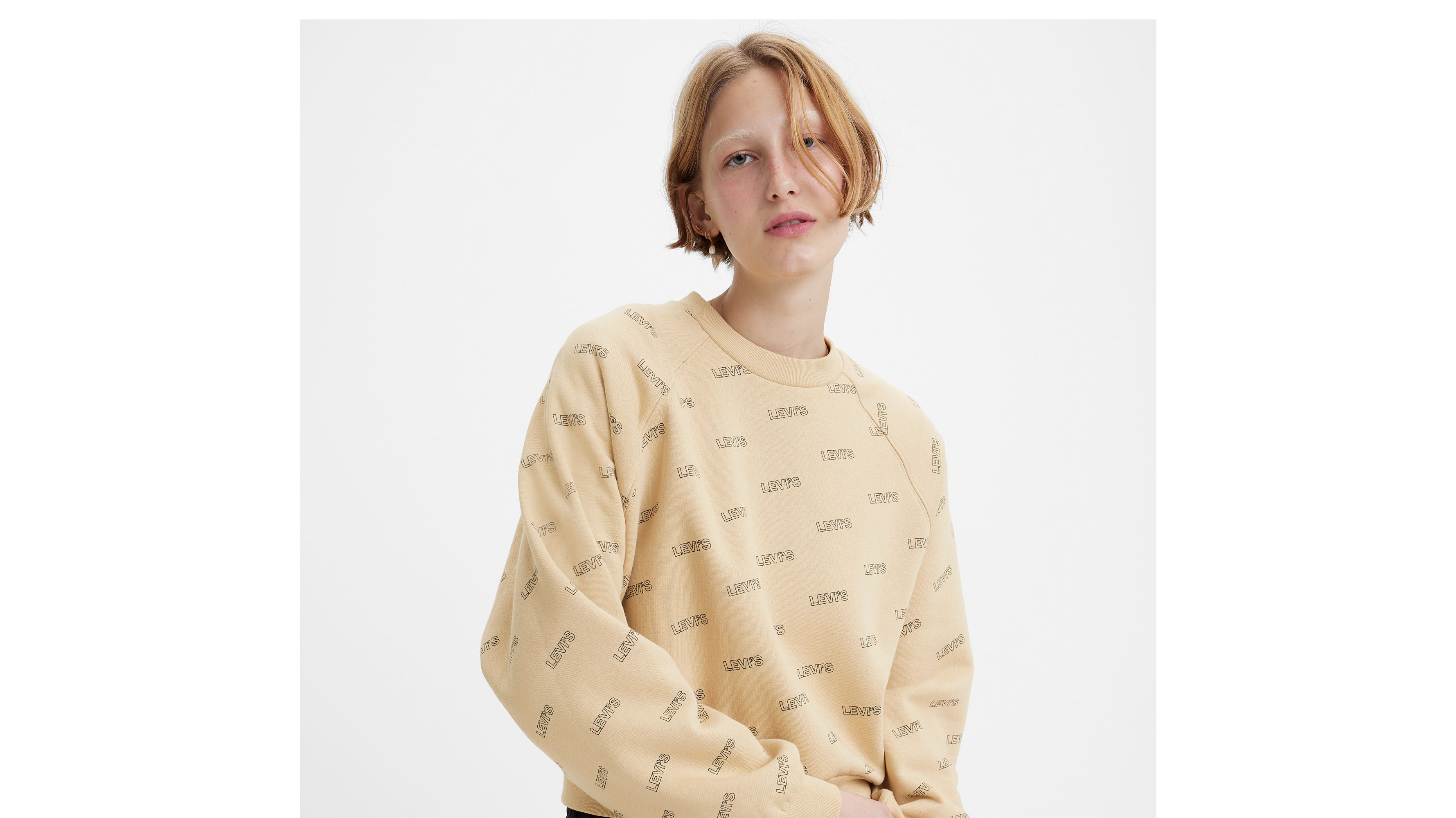 Vintage Raglan Crewneck Sweatshirt - Tan | Levi's® US