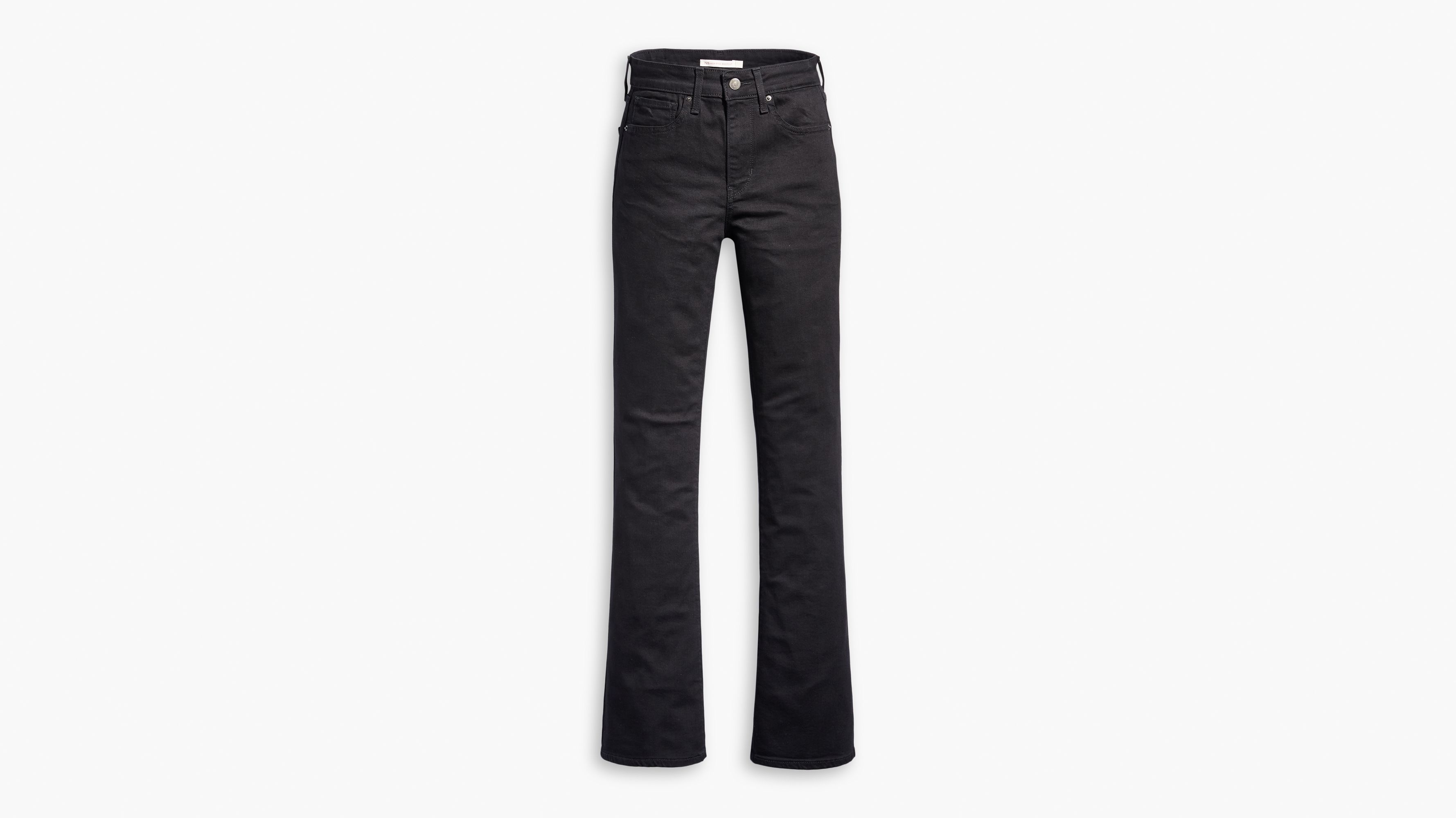 725 High Rise Bootcut Women's Jeans - Black | Levi's® US