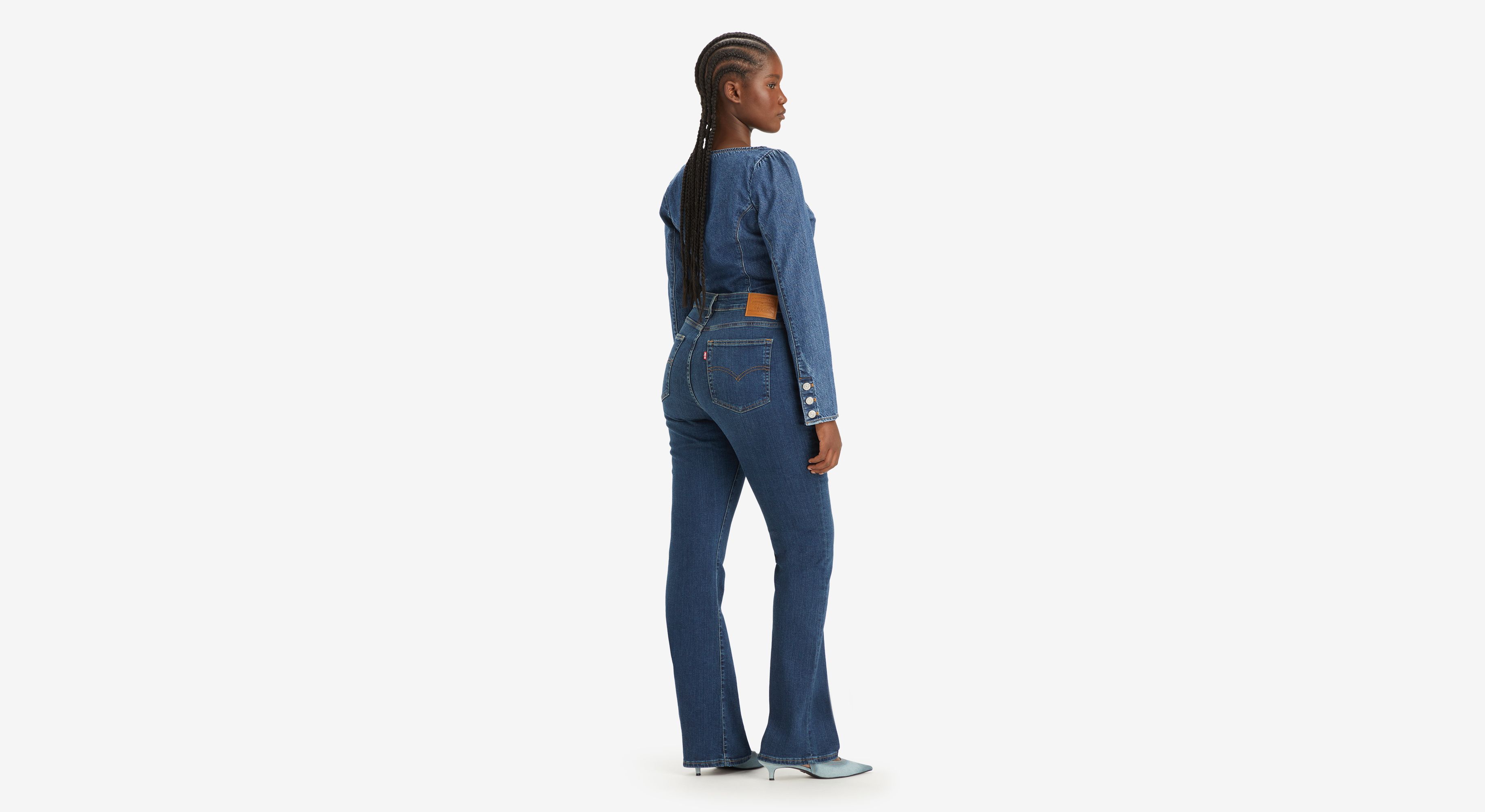 725™ High Rise Bootcut Jeans - Blue | Levi's® GB