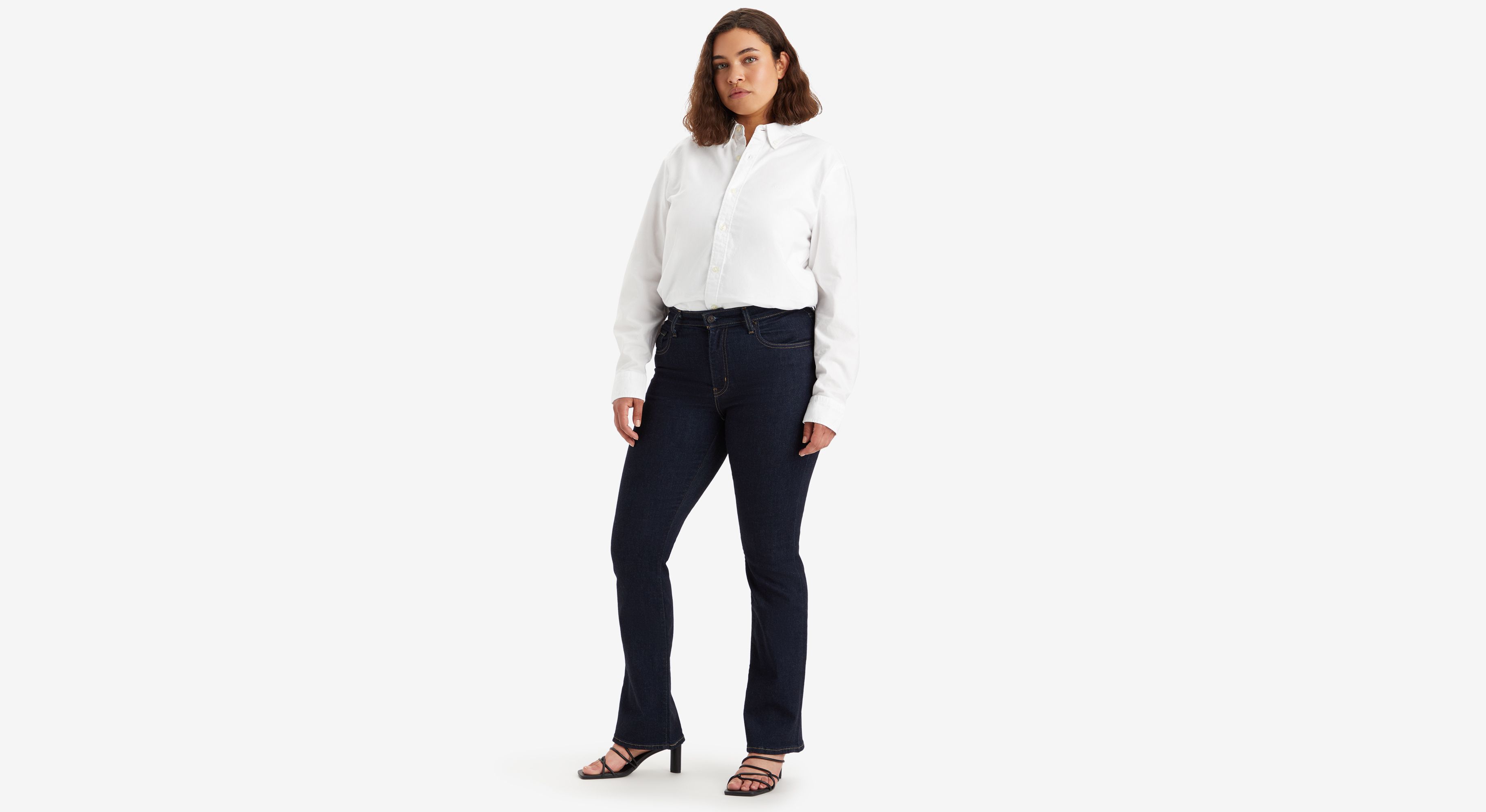 725™ High Rise Bootcut Jeans - Blue | Levi's® GB