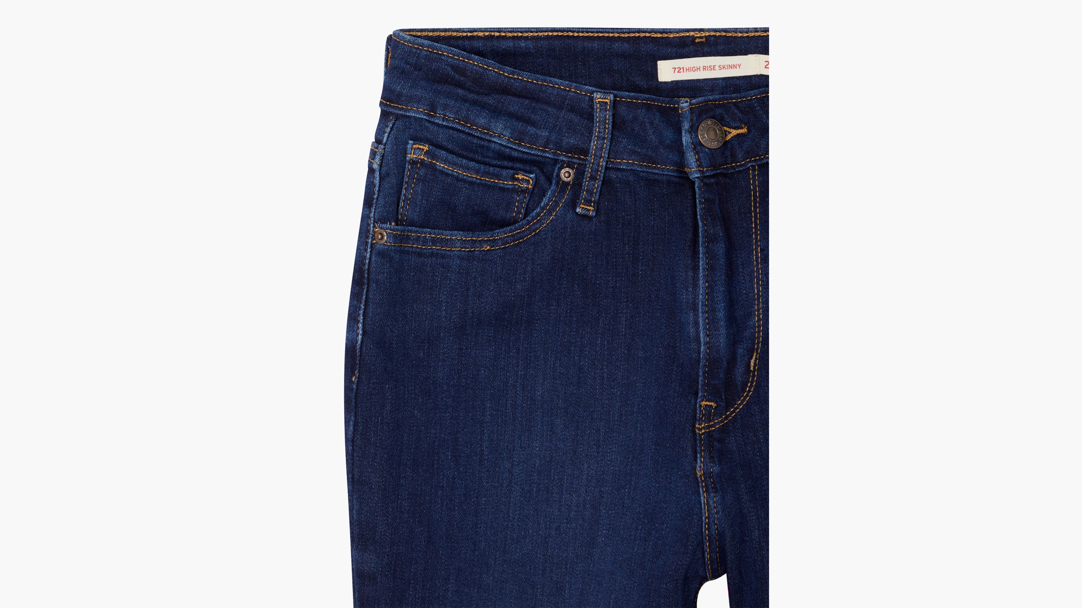 721™ High Rise Skinny Jeans - Blue | Levi's® MC