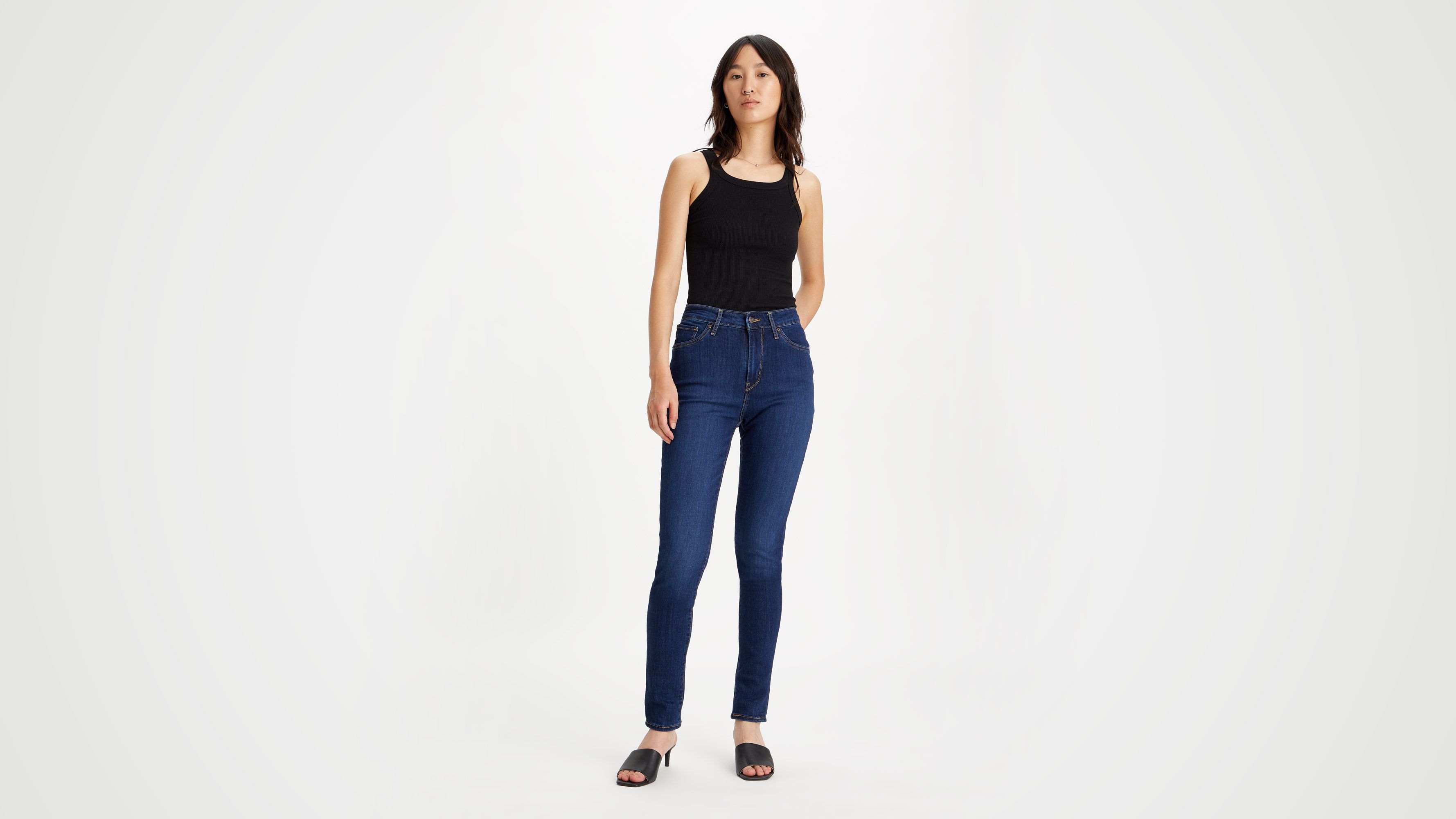 721™ High Rise Skinny Jeans - Blue | Levi's® MC