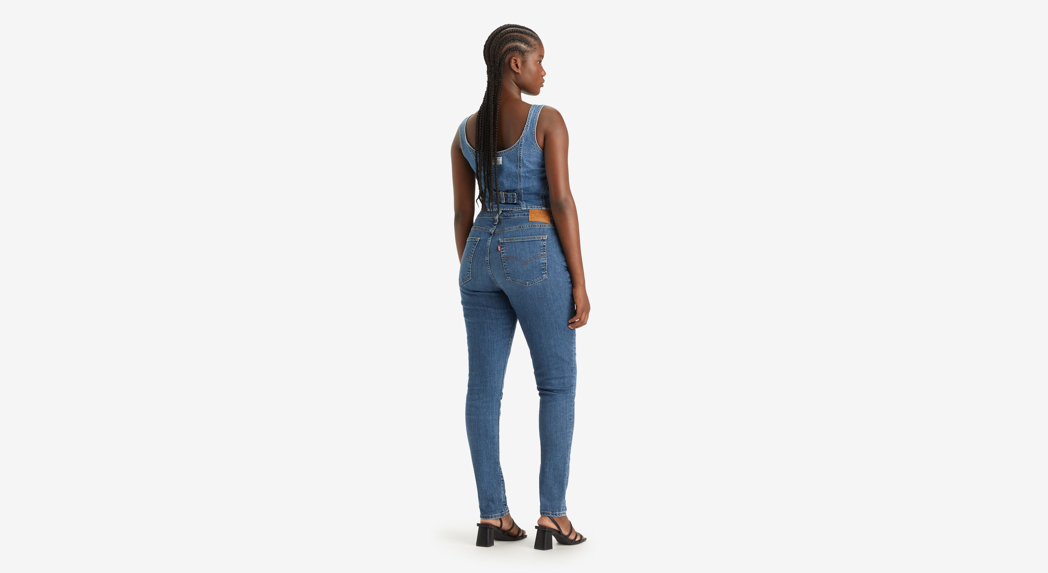 721™ High Rise Skinny Jeans - Blue | Levi's® GB
