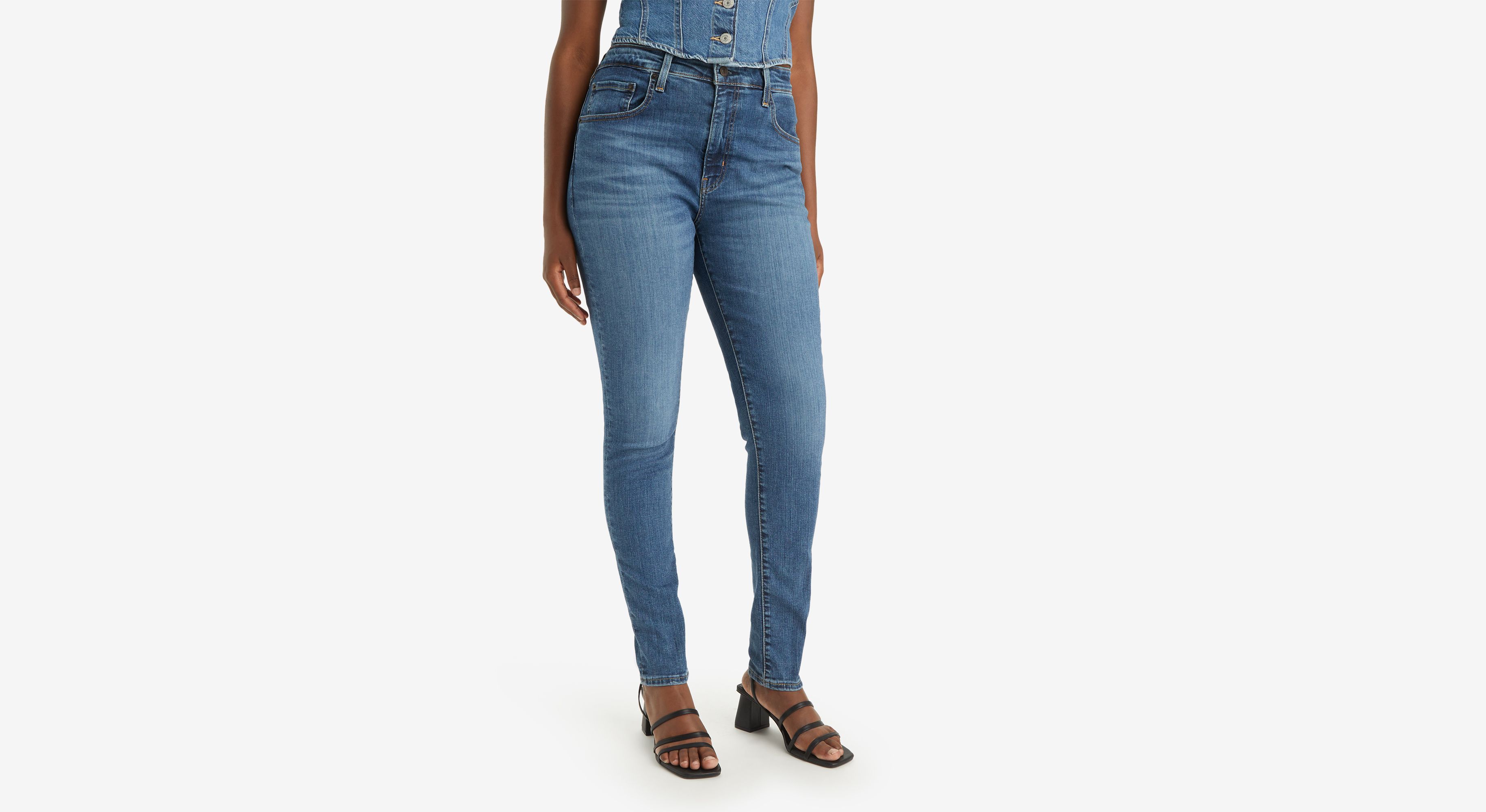 721™ High Rise Skinny Jeans - Blue | Levi's® GB