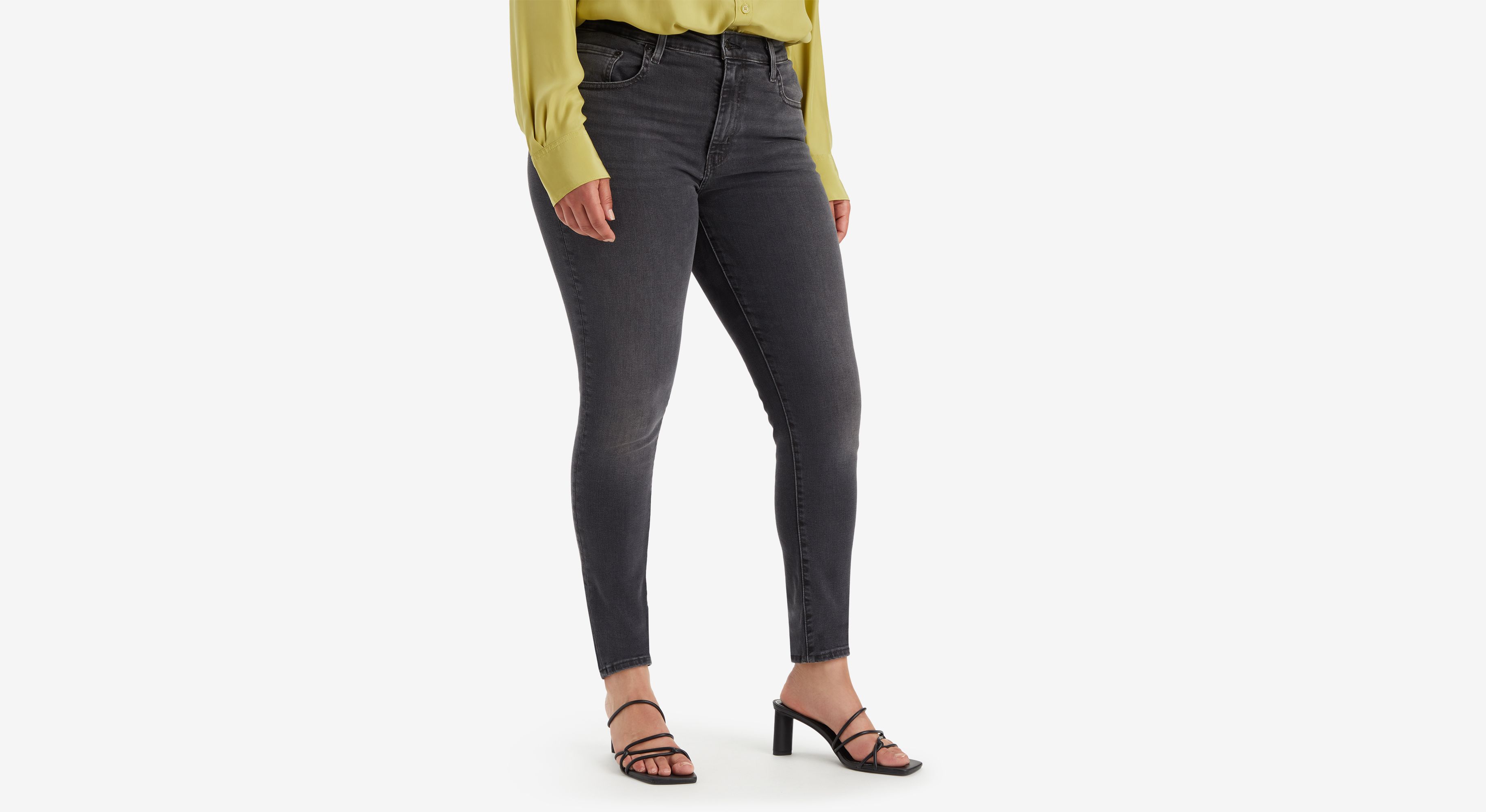 721™ High Rise Skinny Jeans - Black | Levi's® GB