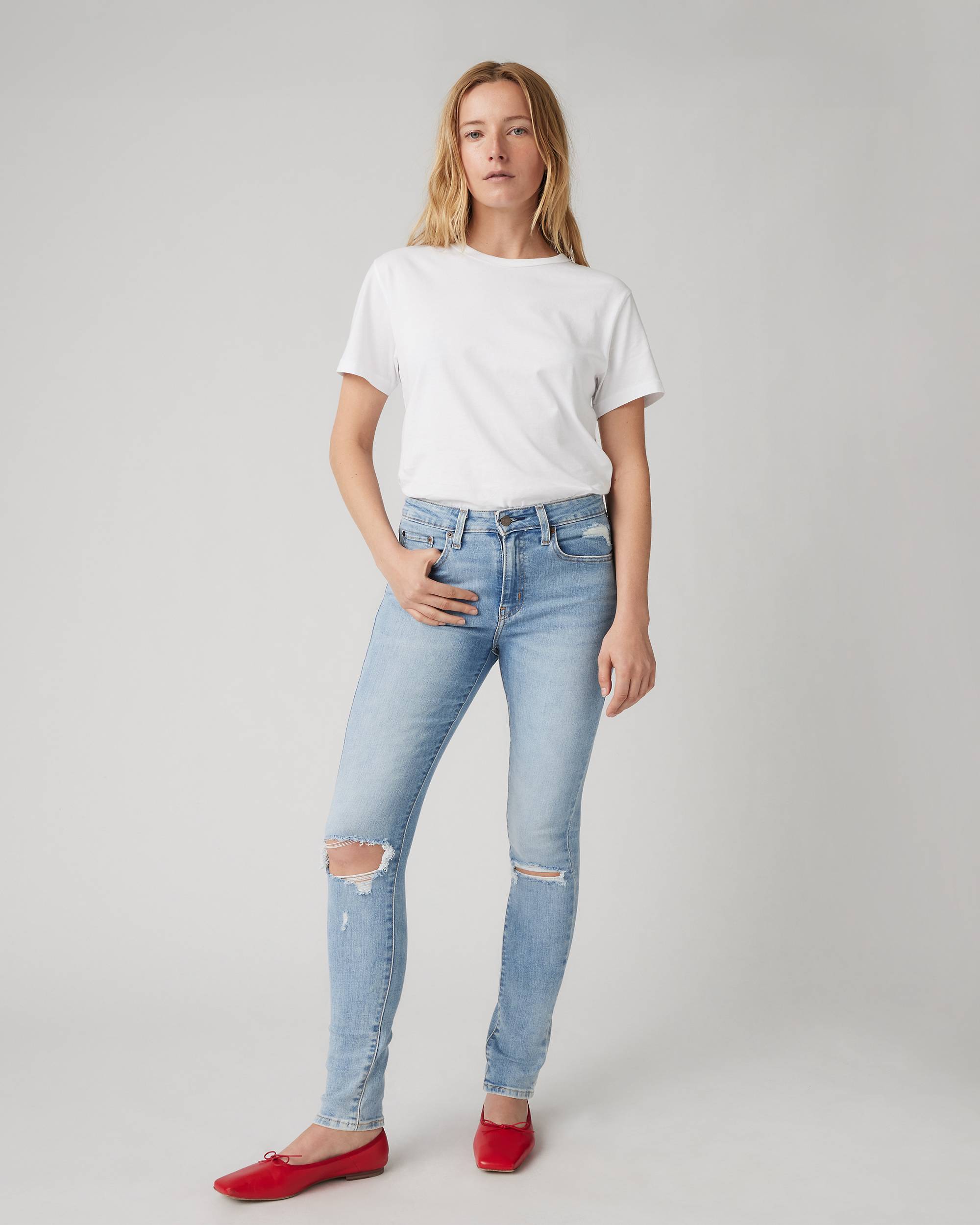 721 High Rise Skinny Women's Jeans - Light Wash | Levi's® US 721 High Rise Skinny Women's Jeans - Light Wash | Levi's® US