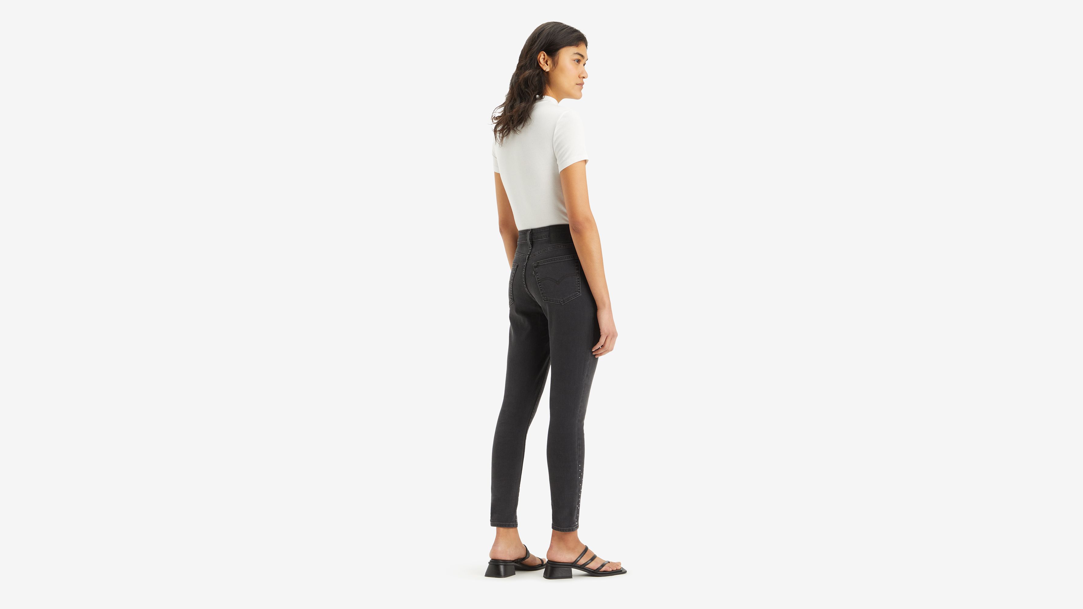 721™ High Rise Skinny Jeans - Black | Levi's® GB