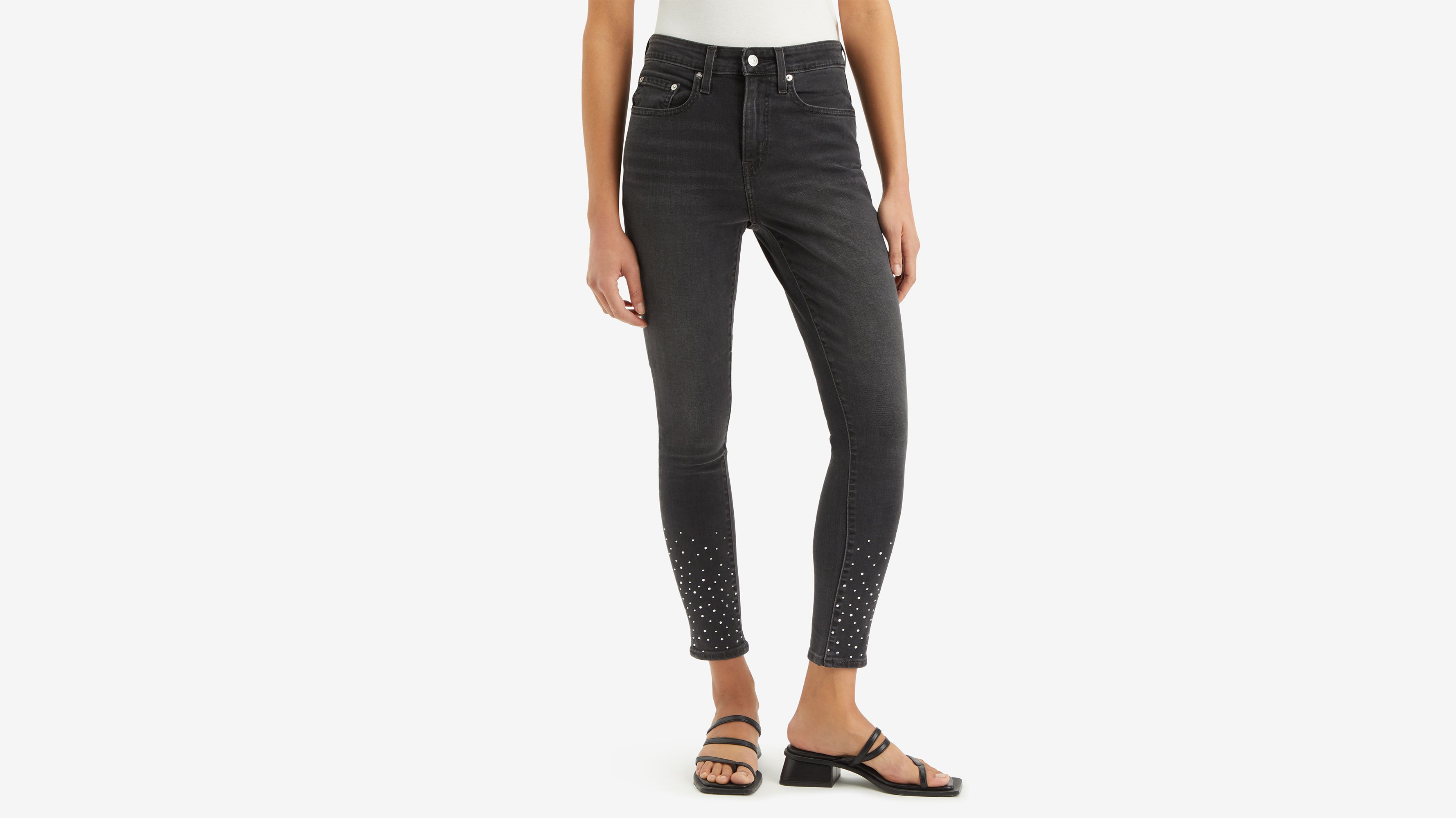 721™ High Rise Skinny Jeans - Black | Levi's® GB