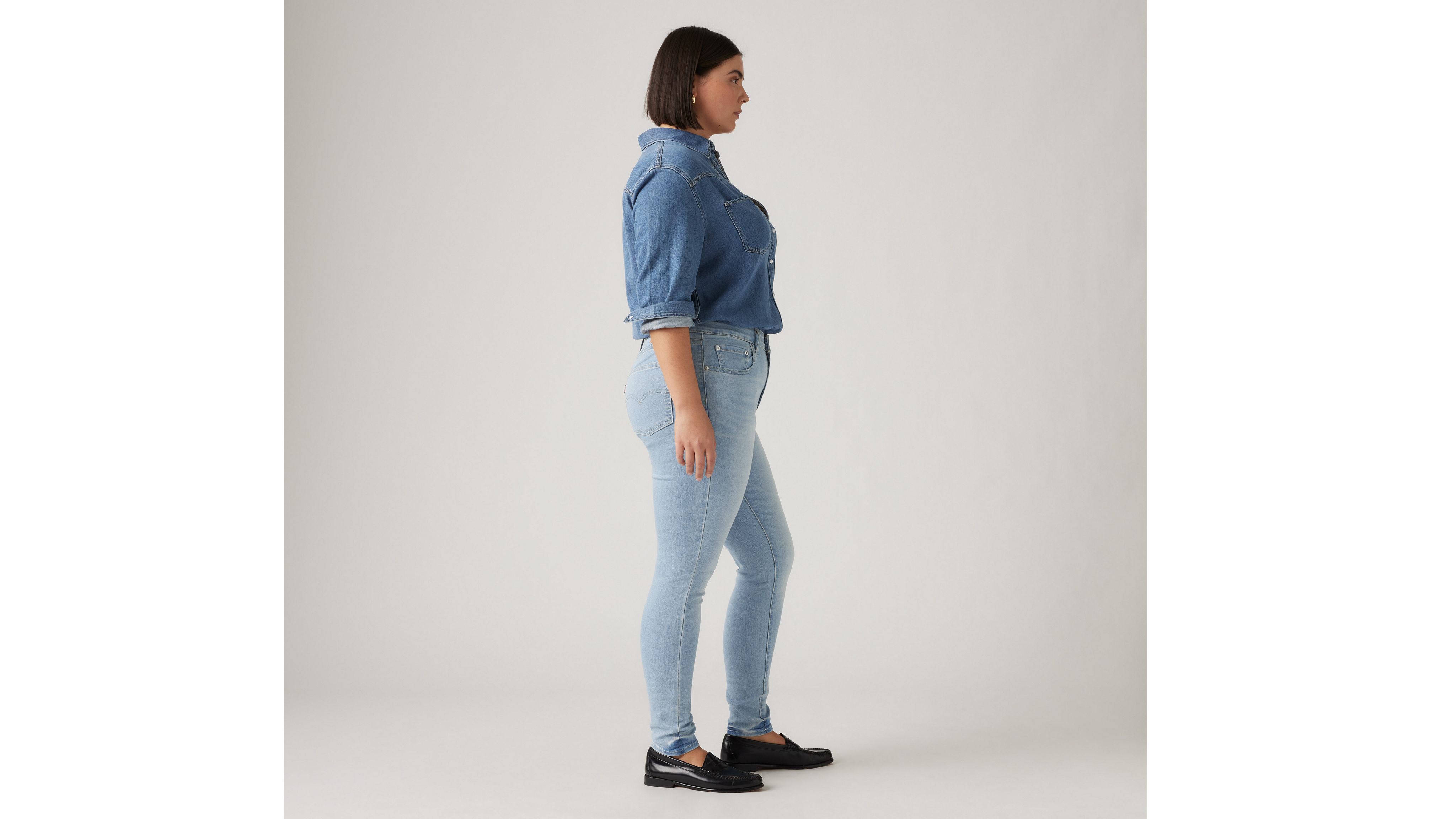 721™ High Rise Skinny Jeans - Blue | Levi's® GB