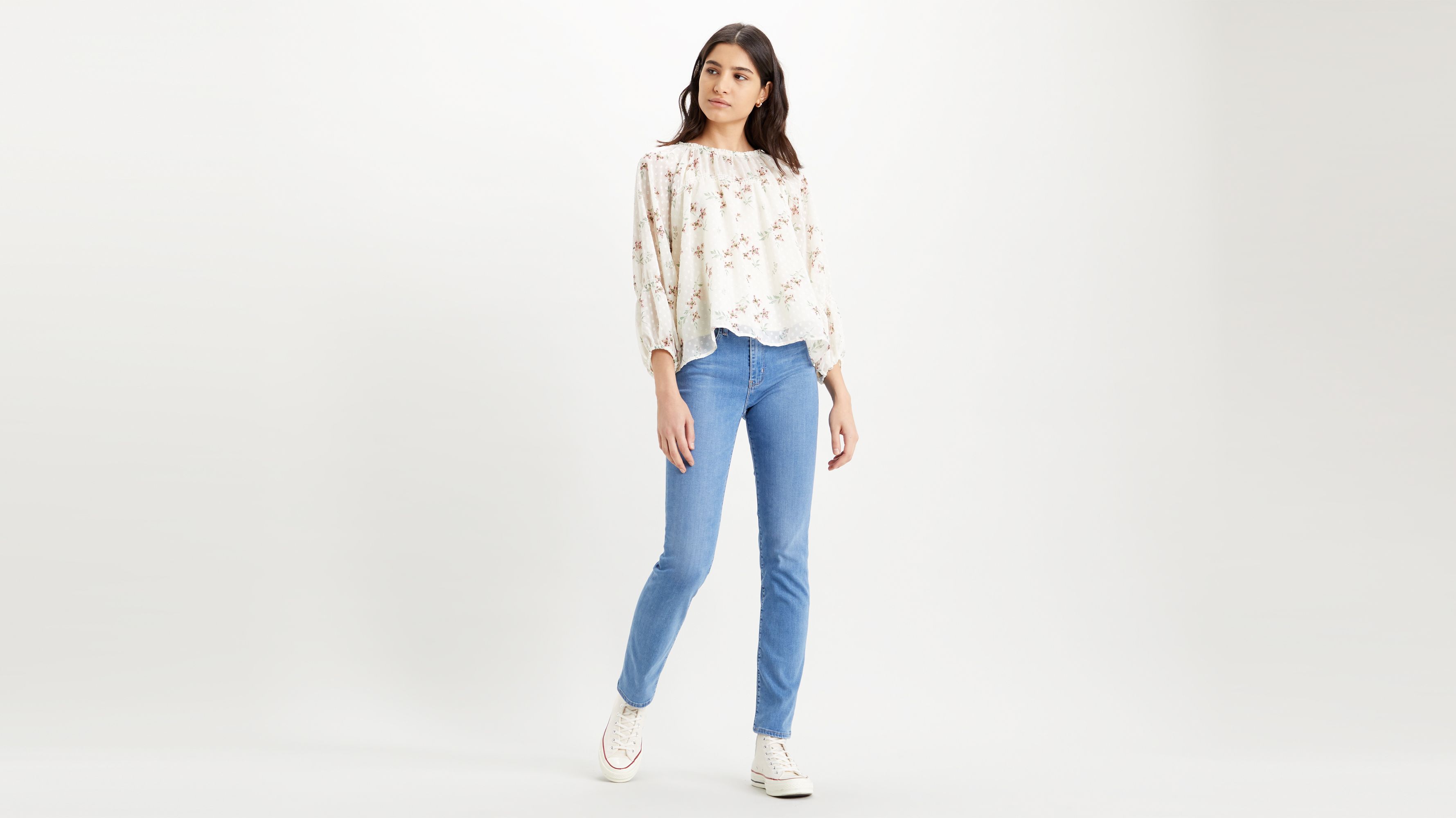 724 High Rise Slim Straight Women's Jeans - Light Wash | Levi's® US