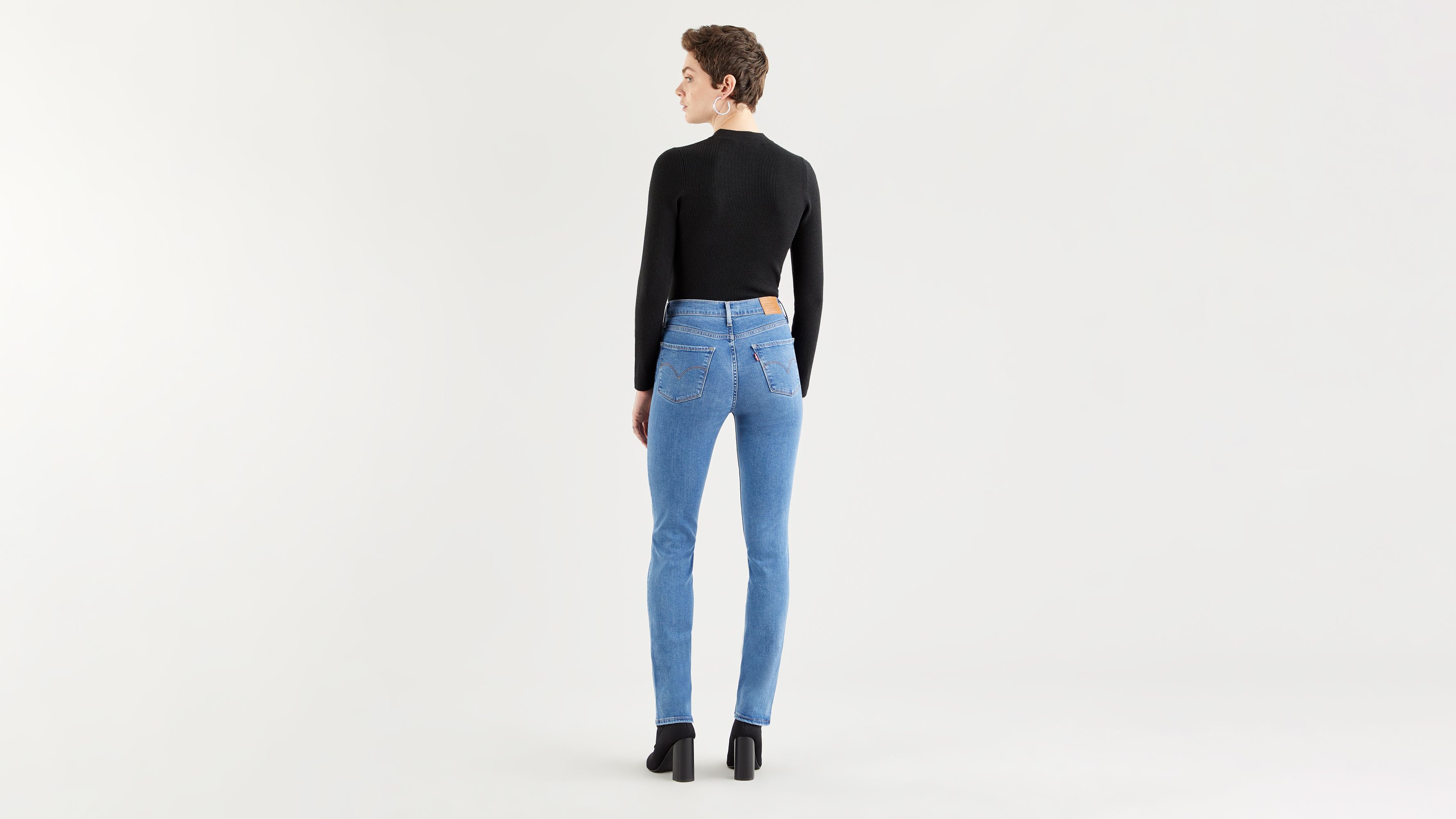 724™ High Rise Straight Jeans - Blue | Levi's® LU