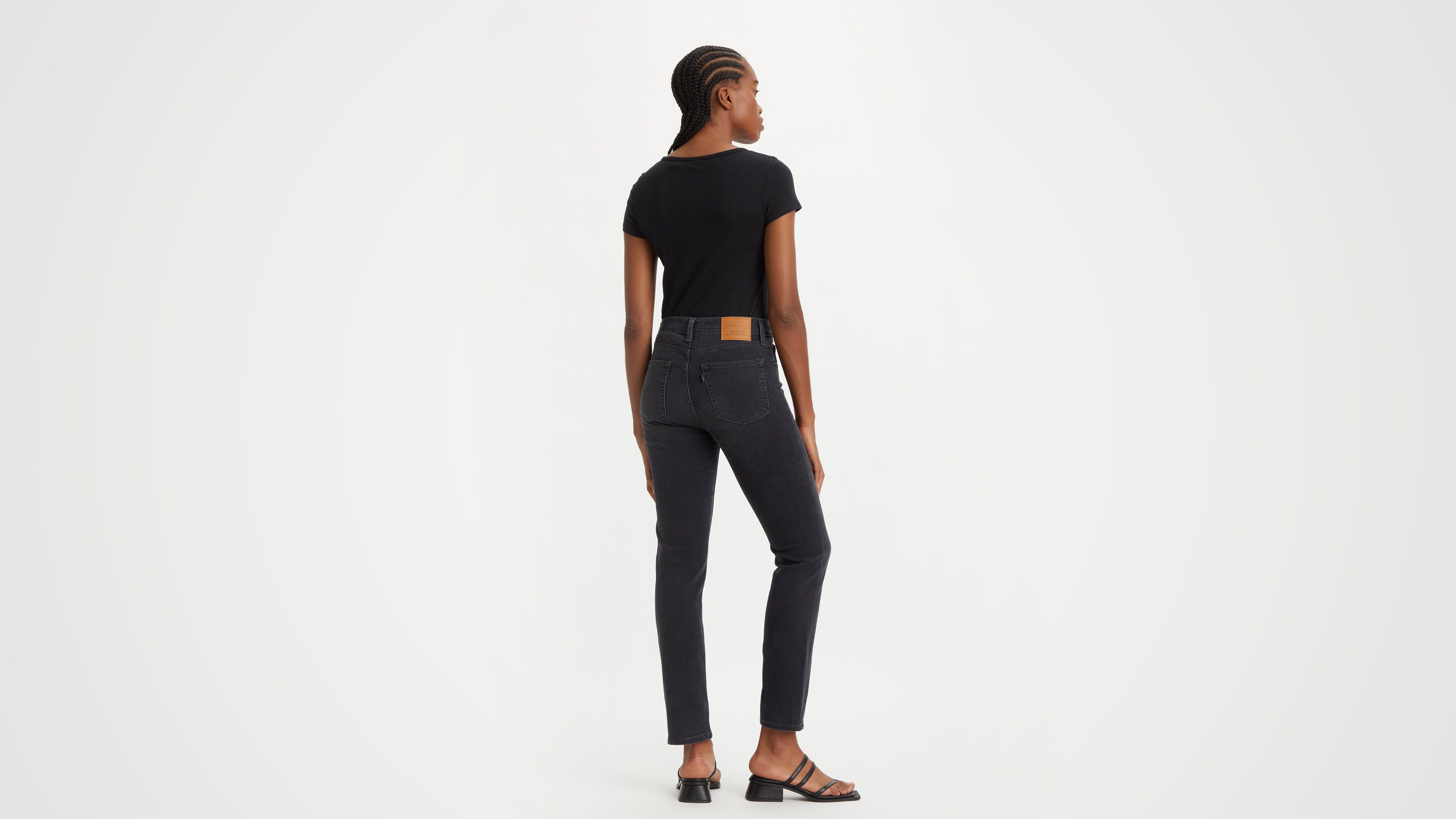 724 High Rise Slim Straight Women's Jeans - Black | Levi's® US