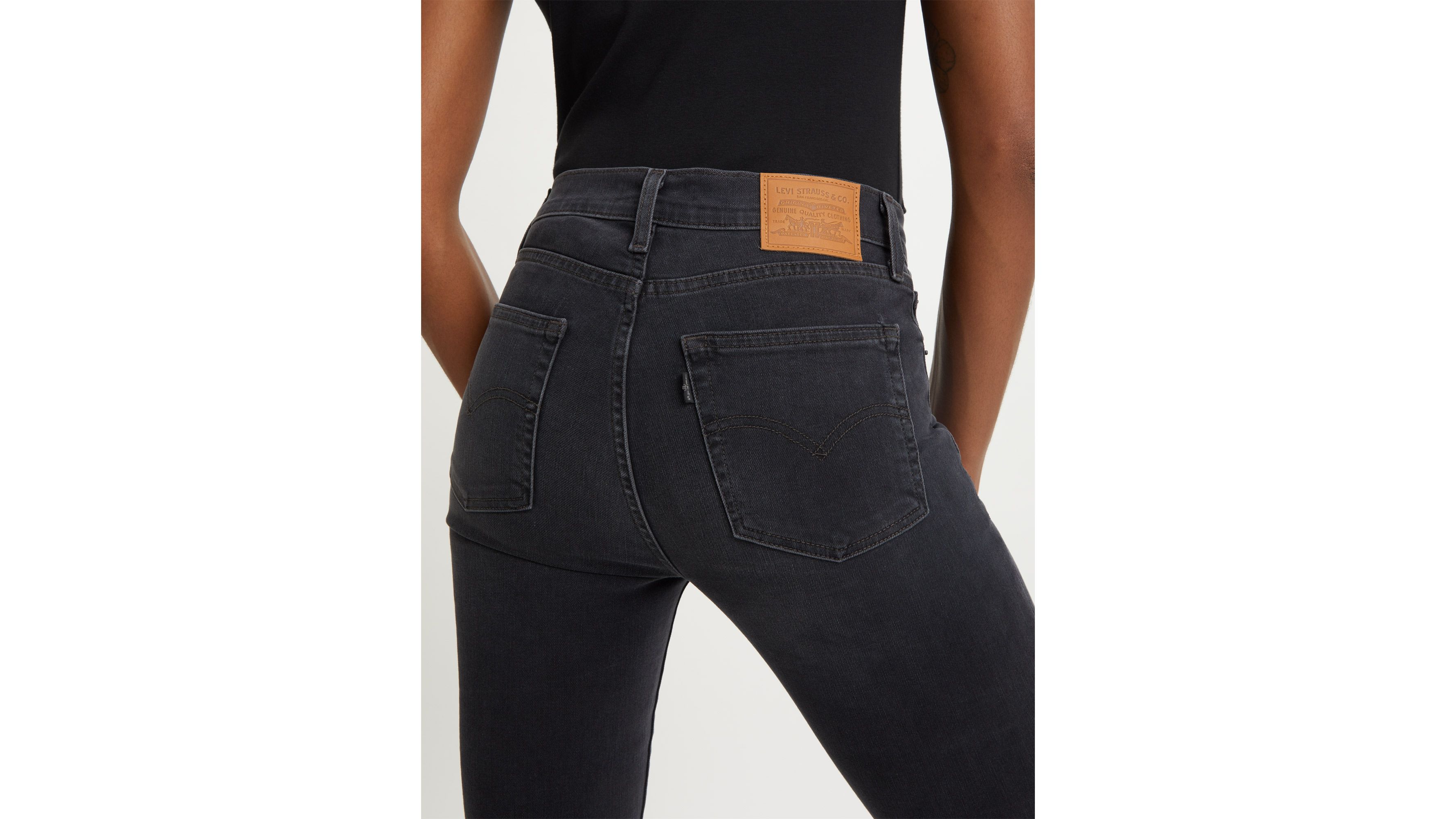 724 High Rise Slim Straight Women's Jeans - Black | Levi's® US