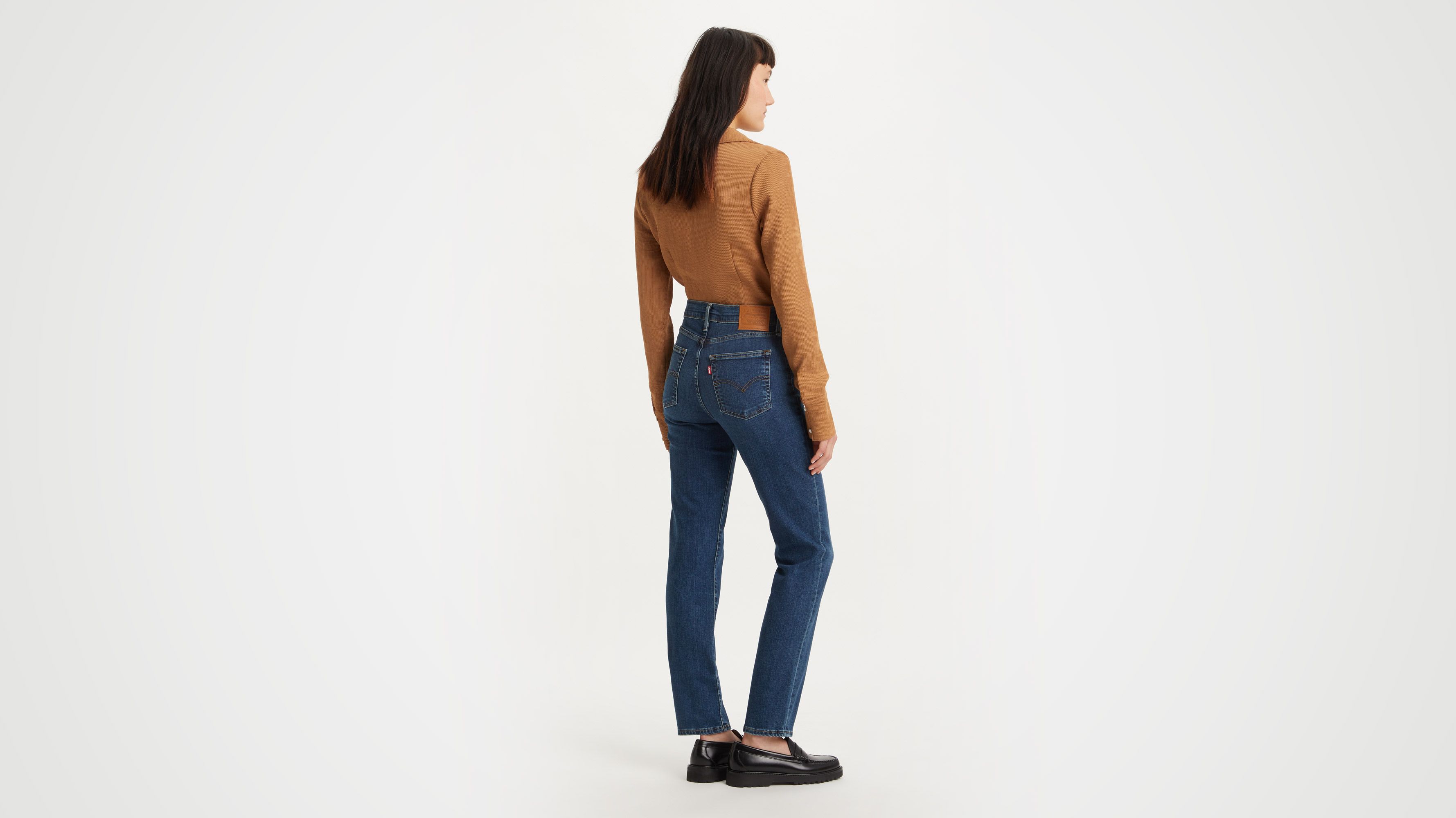 724™ High Rise Straight Jeans - Blue | Levi's® FR