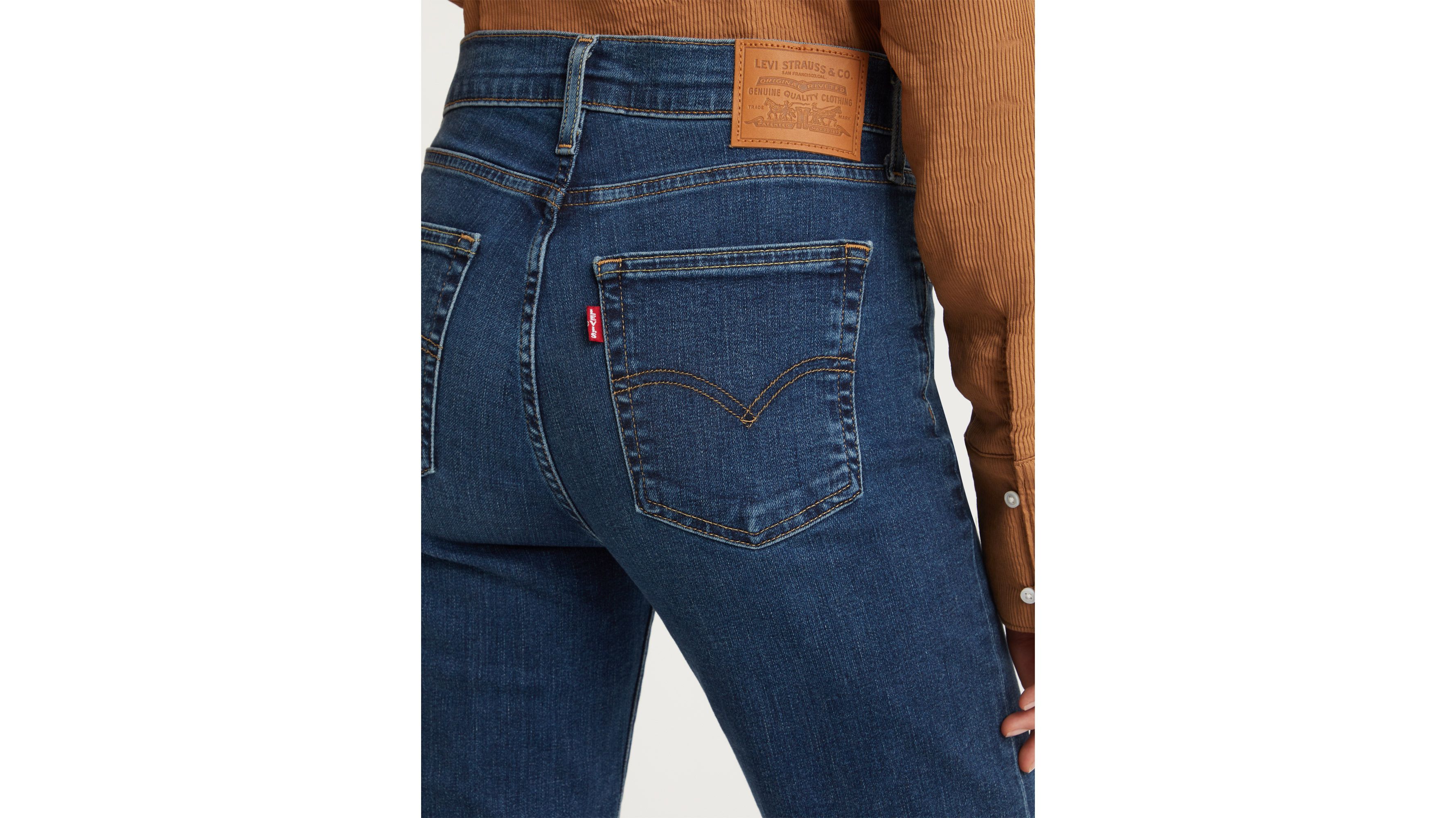 724™ High Rise Straight Jeans - Blue | Levi's® GB