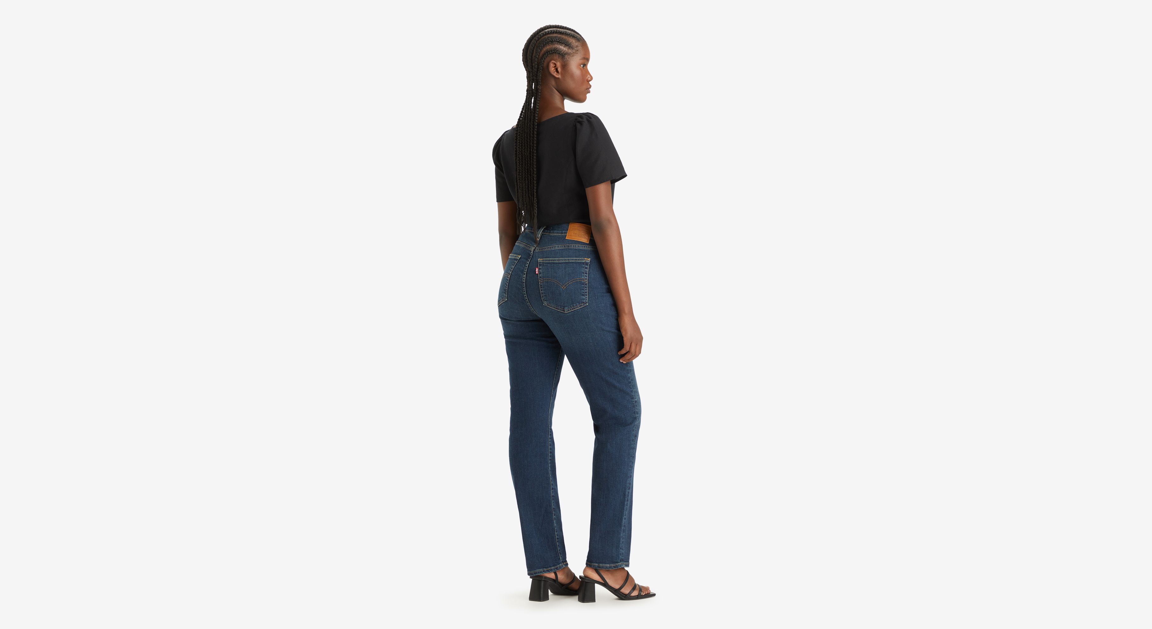 724™ High Rise Straight Jeans - Blue | Levi's® IT