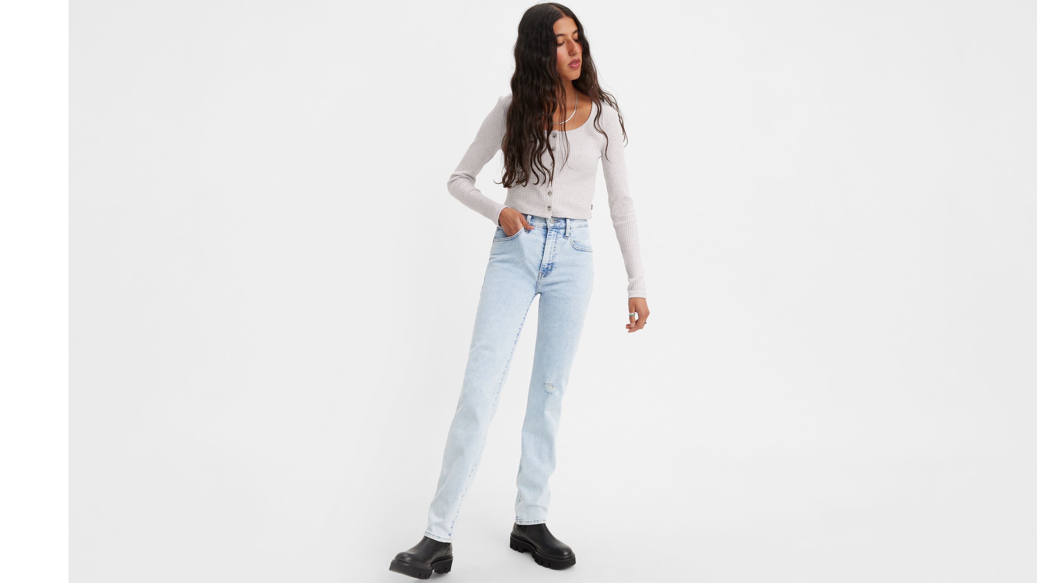 724 High Rise Slim Straight Women's Jeans - Light Wash | Levi's® US