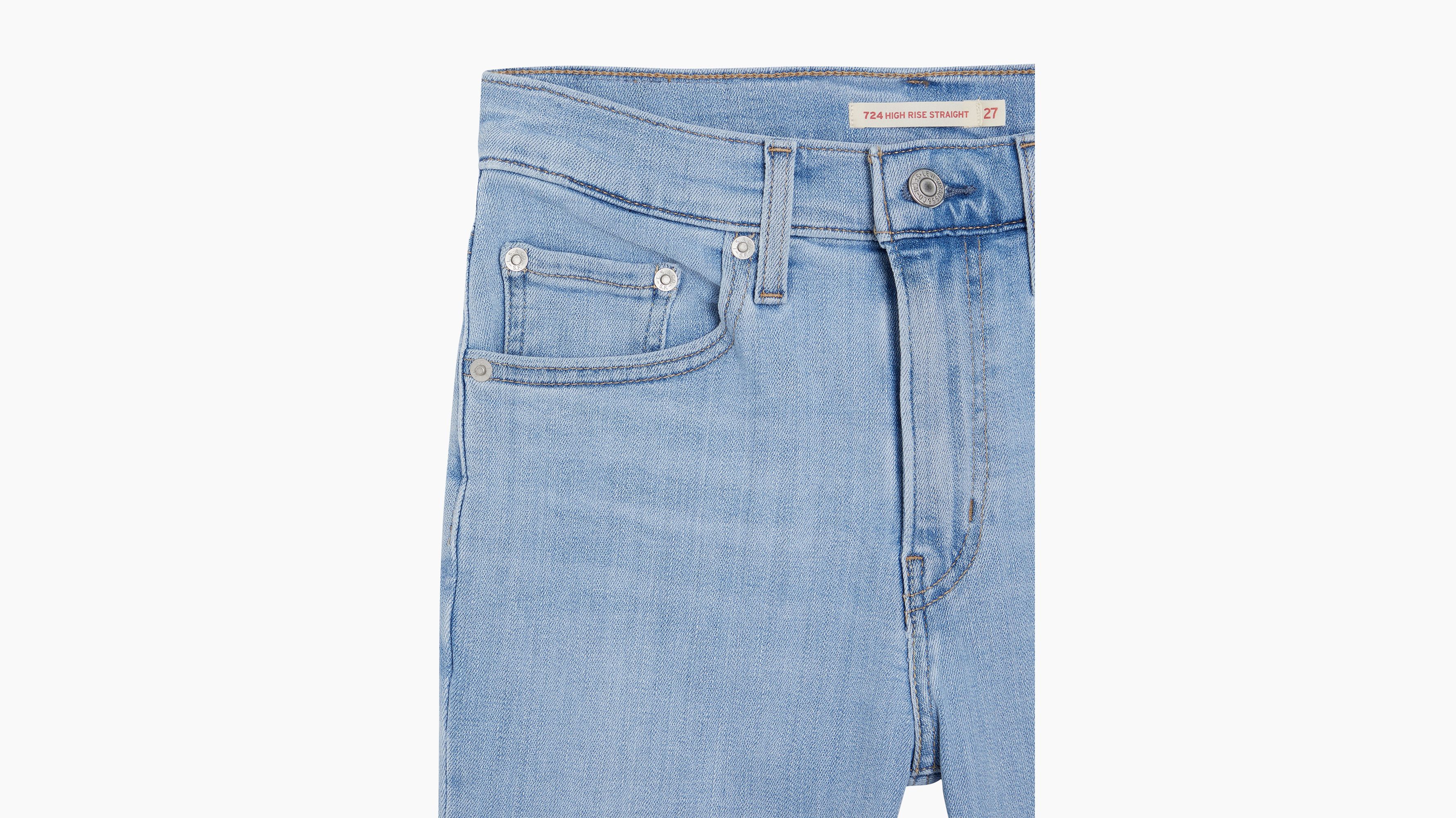 724™ Rechte Jeans Met Hoge Taille - Blauw | Levi's® BE