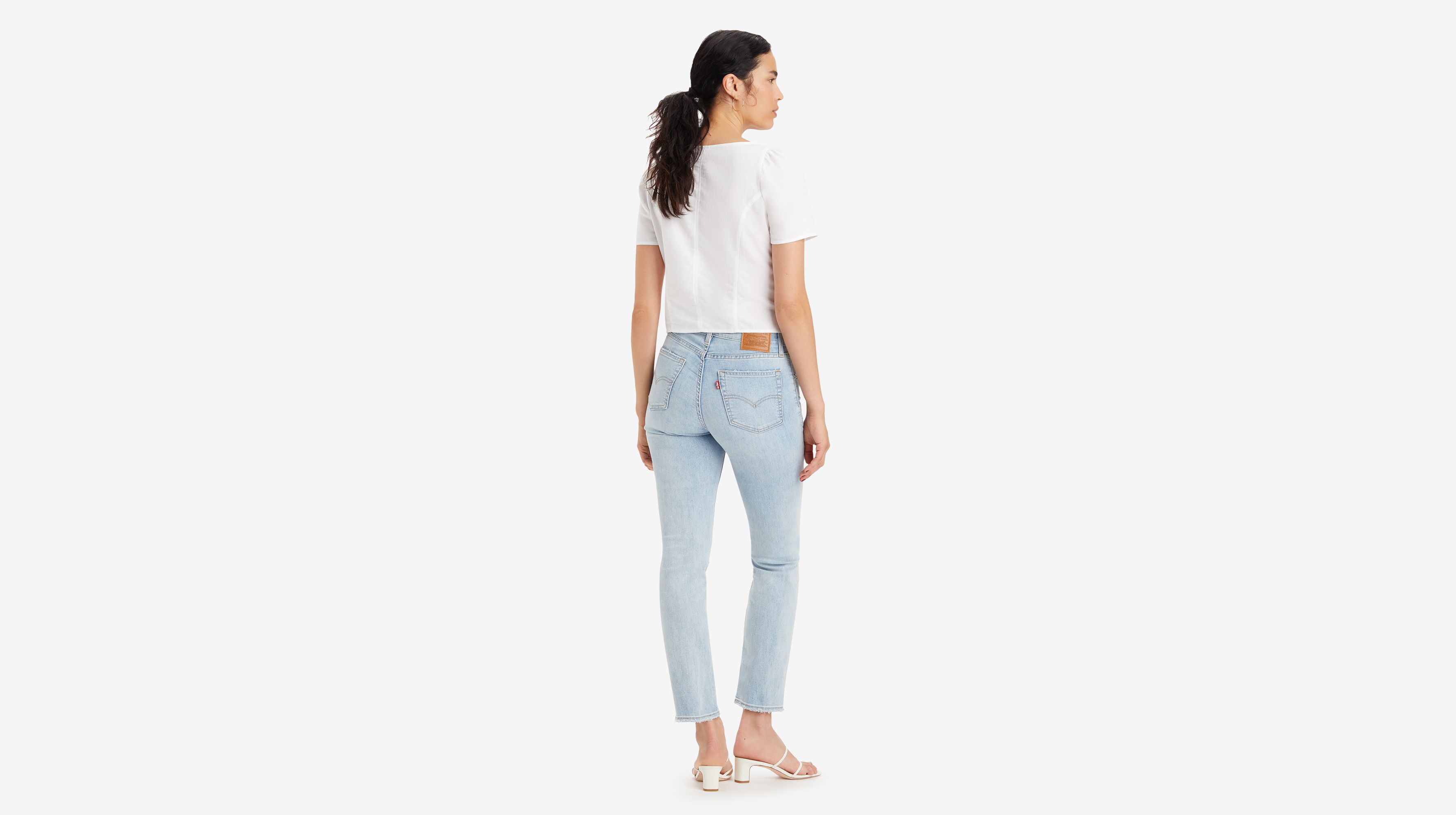 724™ High Rise Straight Performance Cool Jeans - Blue | Levi's® AL