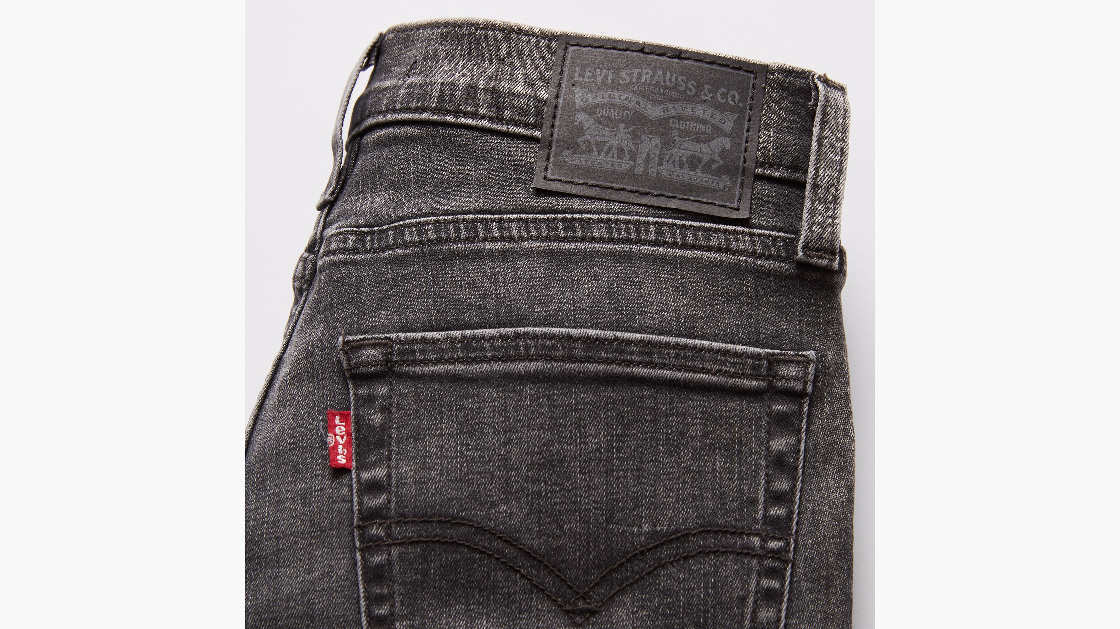 724™ High Rise Straight Jeans - Black | Levi's® ES