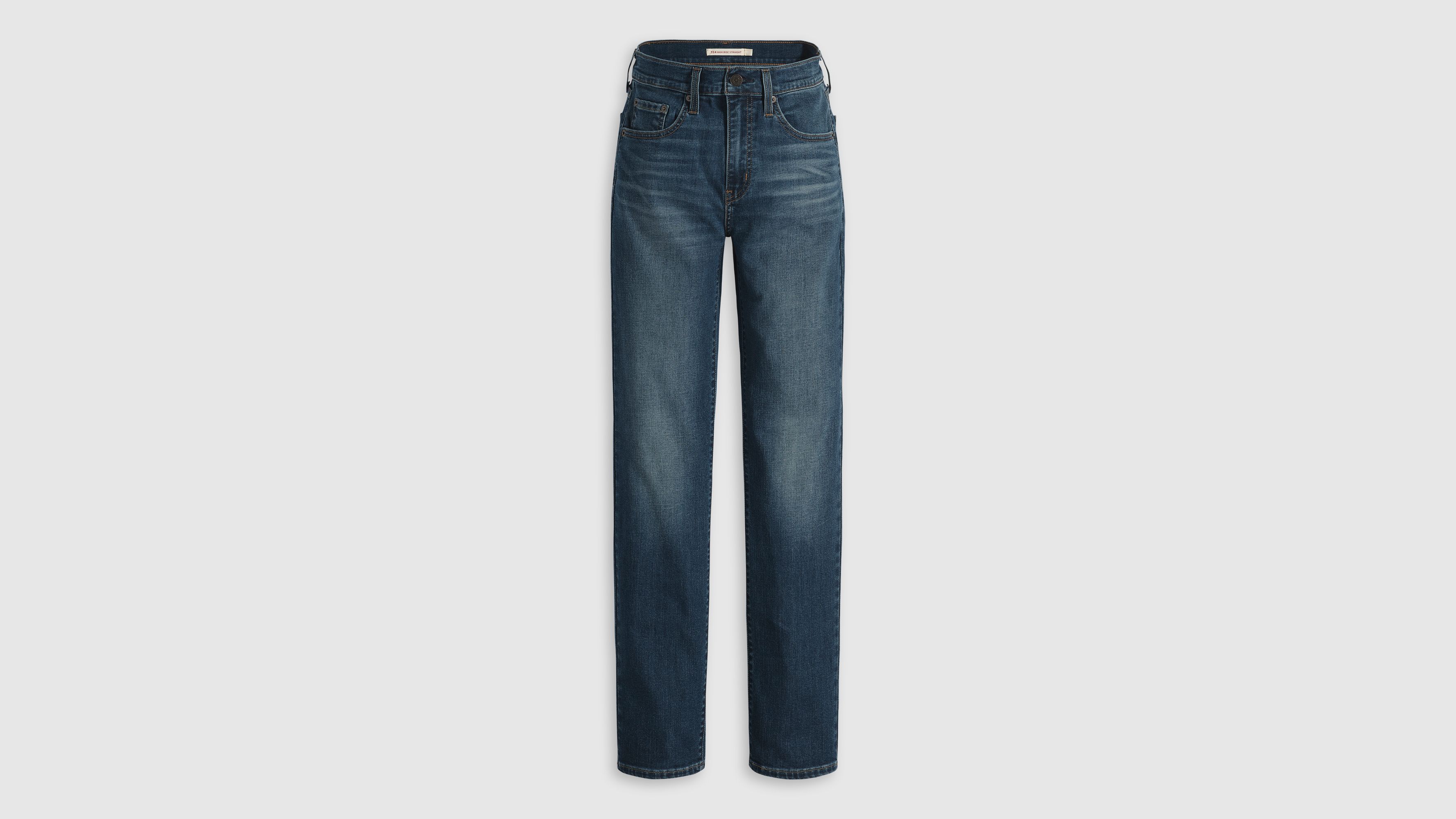724™ High Rise Straight Jeans - Blue | Levi's® GB