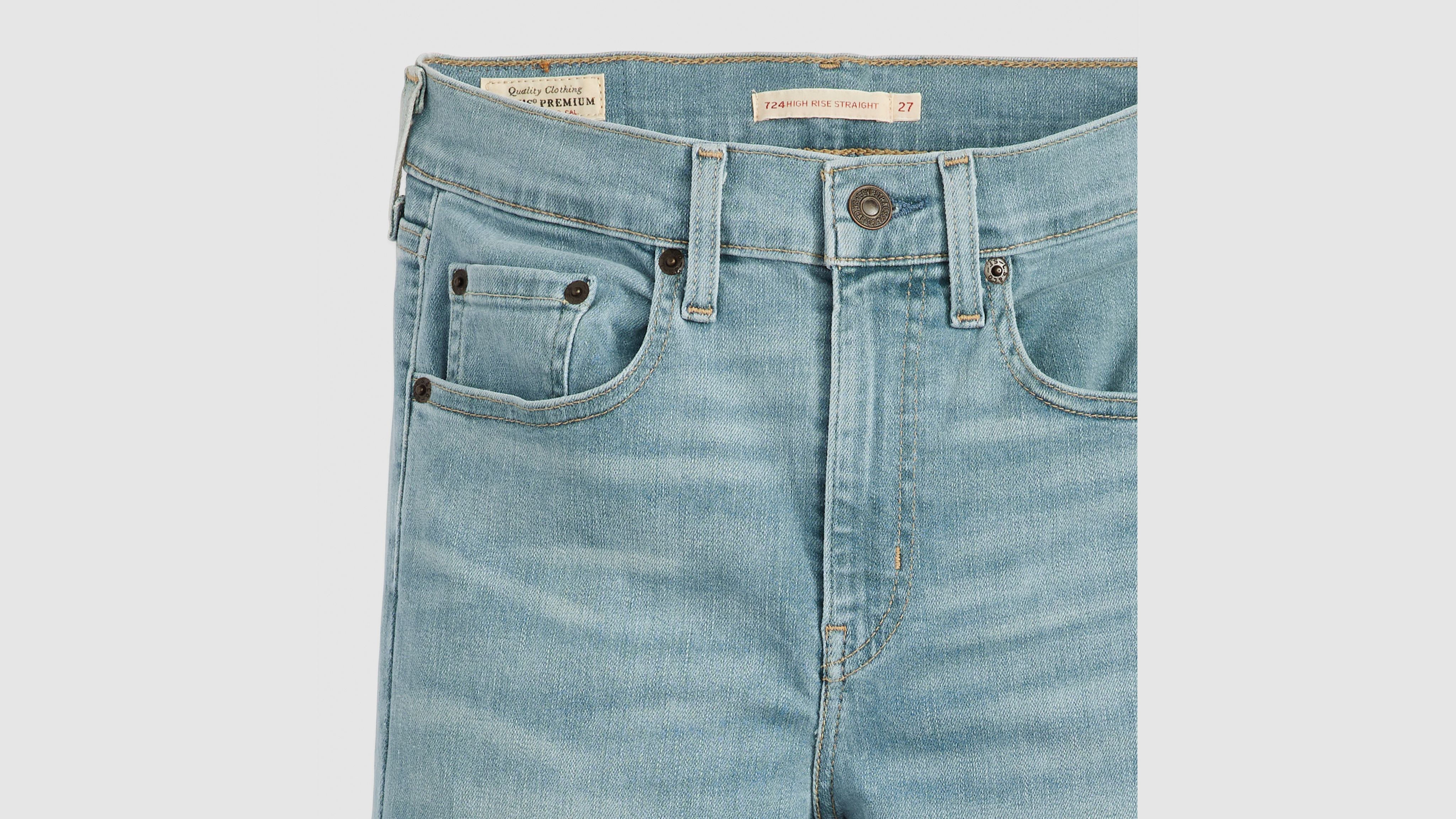 724™ High Rise Straight Jeans - Blue | Levi's® GB