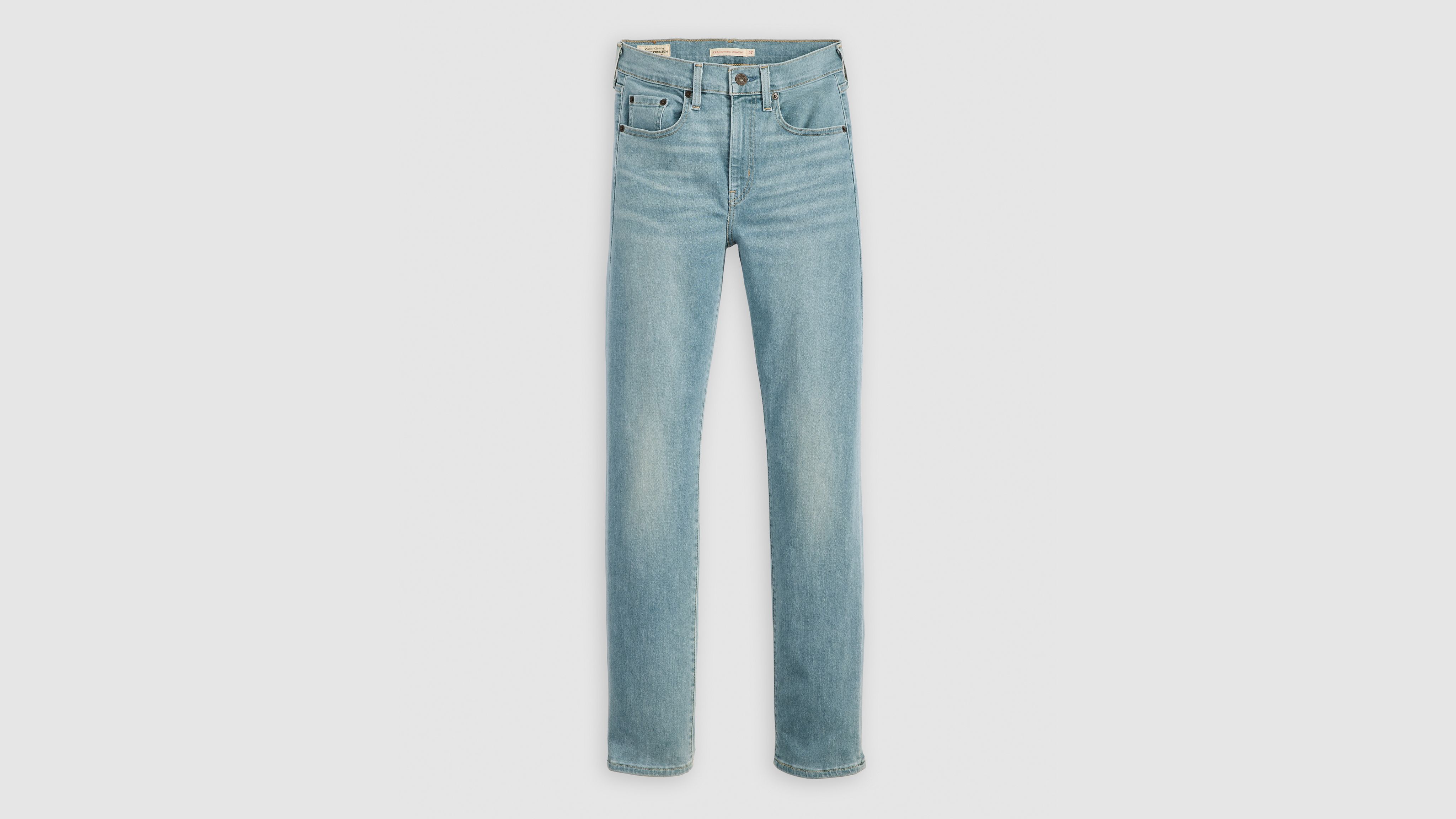 724™ High Rise Straight Jeans - Blue | Levi's® GB