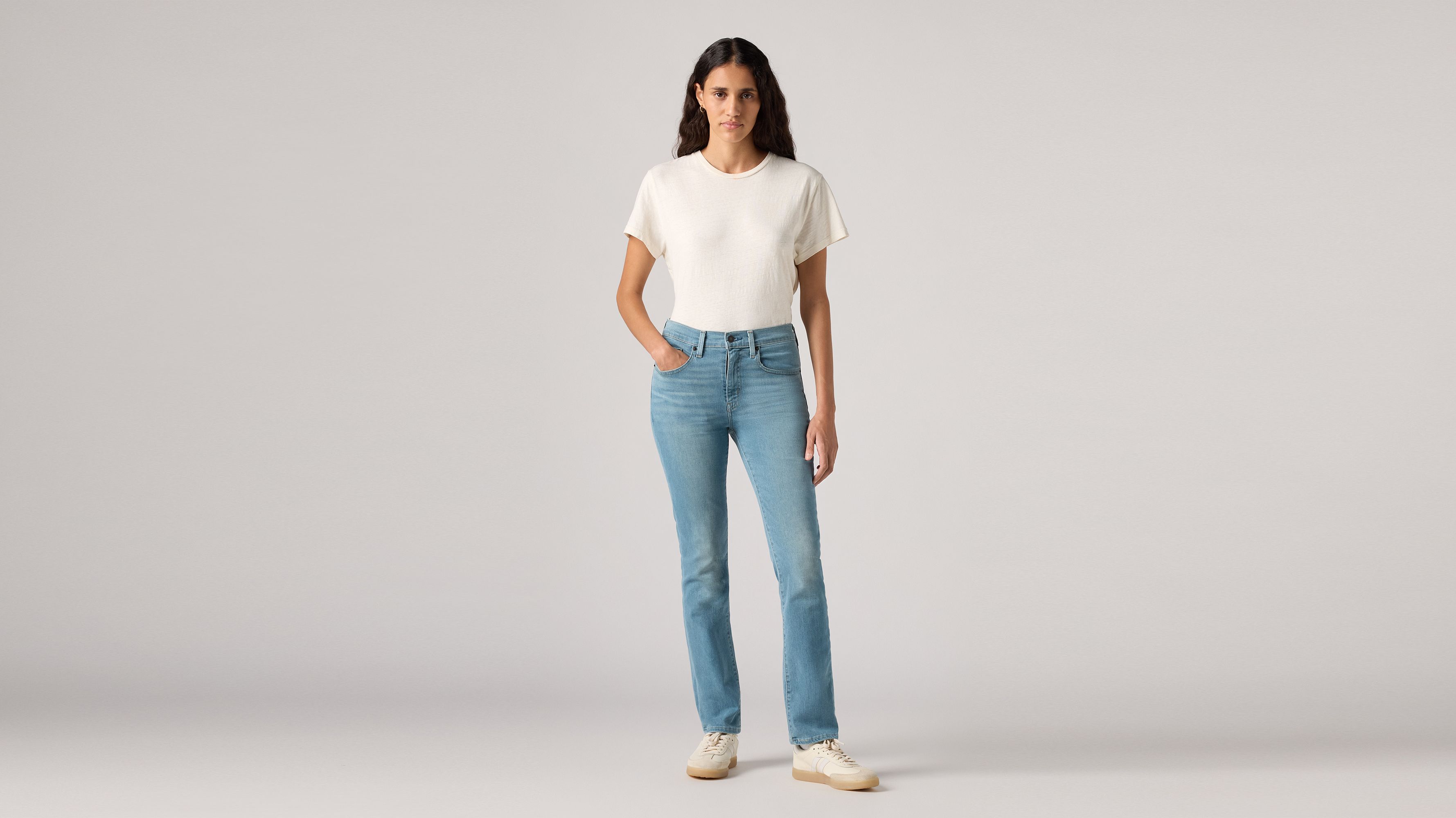 724™ High Rise Straight Jeans - Blue | Levi's® CH