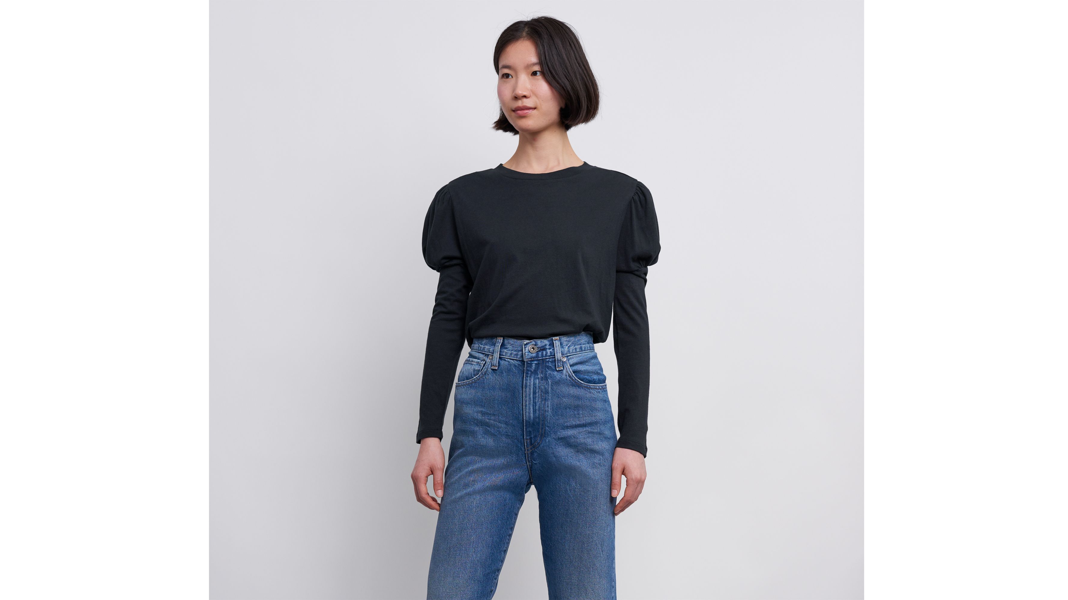 Puff Sleeve Tee Shirt - Black | Levi's® US