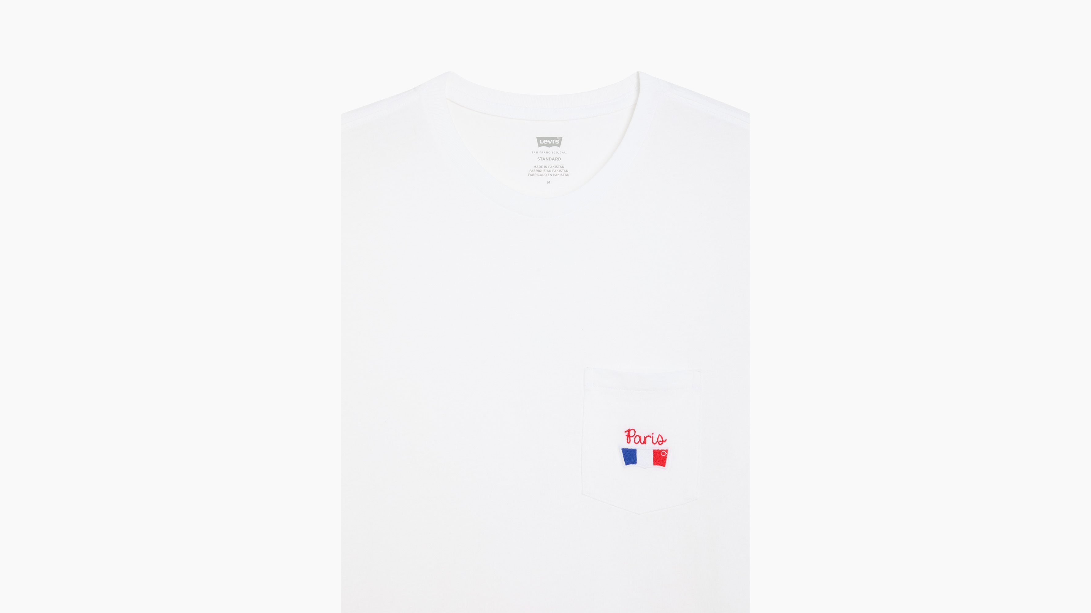 Levi's® For Pari's Classic Pocket Tee - White | Levi's® GB