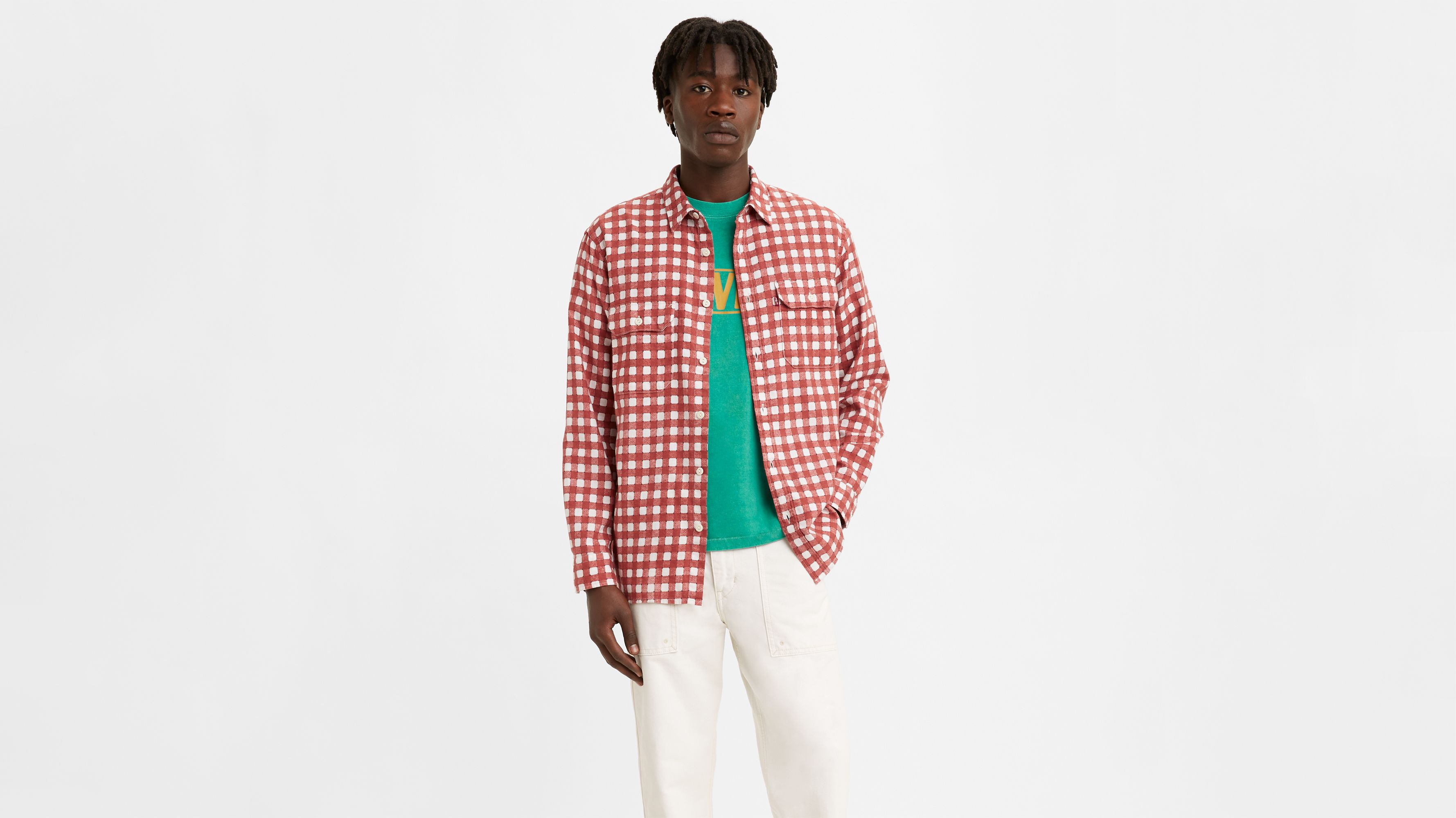 Jackson Worker Shirt - Red | Levi's® US